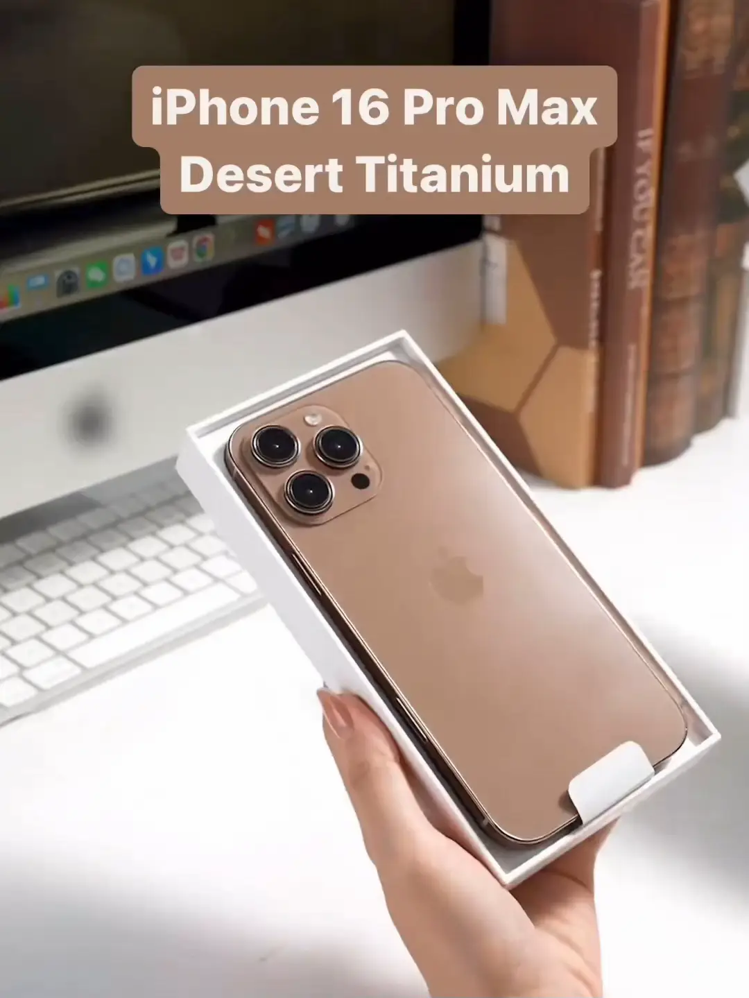 iphone16 pro max desert titanium🤎 | วิดีโอที่เผยแพร่โดย REVIEW😻 | Lemon8