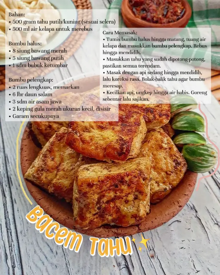 Resep olahan tahu, sehat, enak, hemat!! | Galeri diposting oleh Clara ...