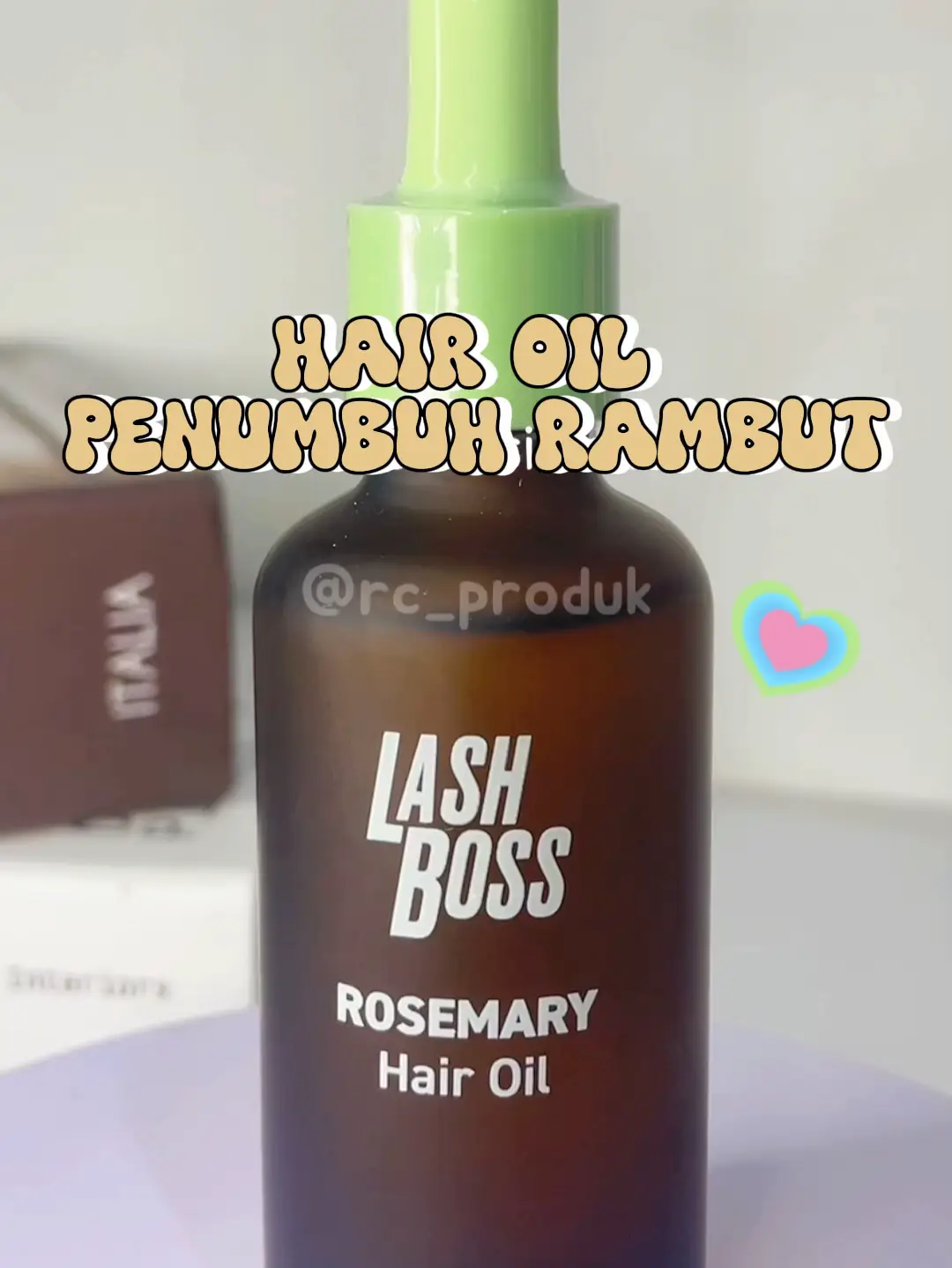 Hair oil dengan kandungan Rosemary🎀 | Video dipublikasikan oleh Rc_produk | Lemon8