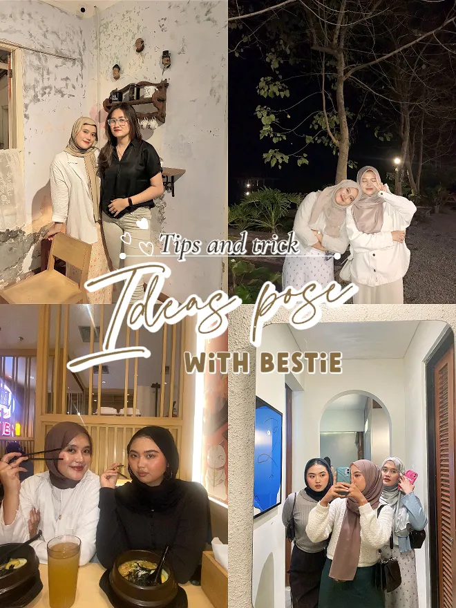 Idea pose kamu bareng bestie -Aethetic|Tips👭 | แกลเลอรีที่โพสต์โดย Rinrin Rindiyan | Lemon8