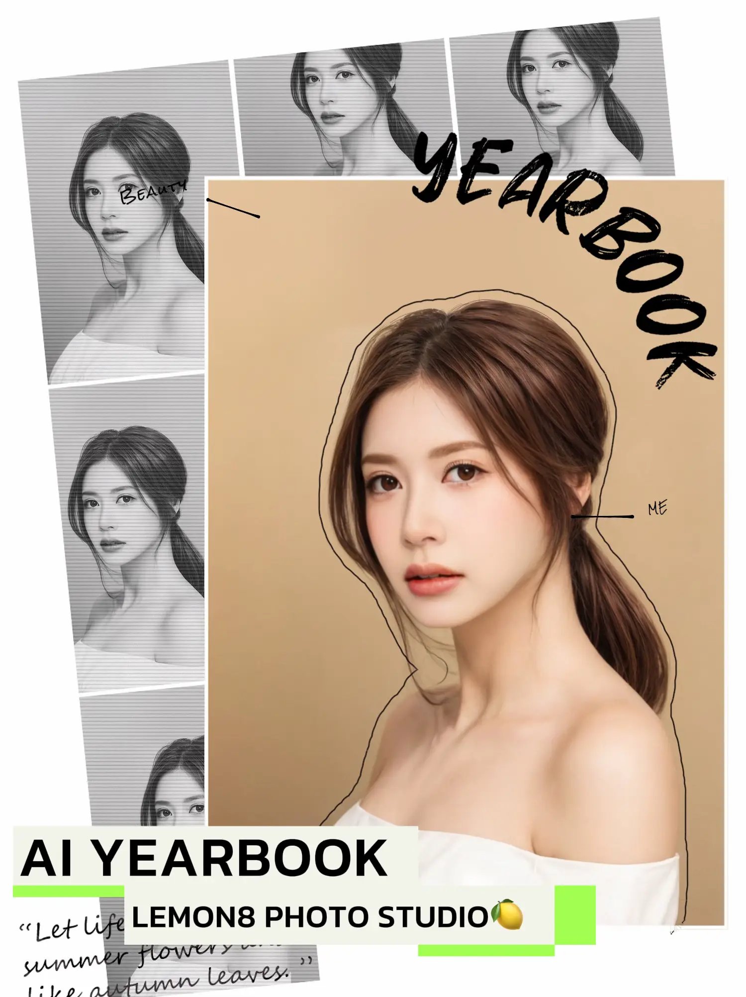 AI YEARBOOK BY LEMON8 Photo studio🍋 | แกลเลอรีที่โพสต์โดย 💖รีวิวไปก่อน | Lemon8