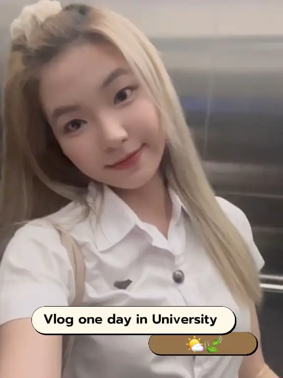 Vlog one day in University 🌤️🍃 | วิดีโอที่เผยแพร่โดย 𝗖𝗵𝗮𝗺𝗶𝗻 🍋 | Lemon8