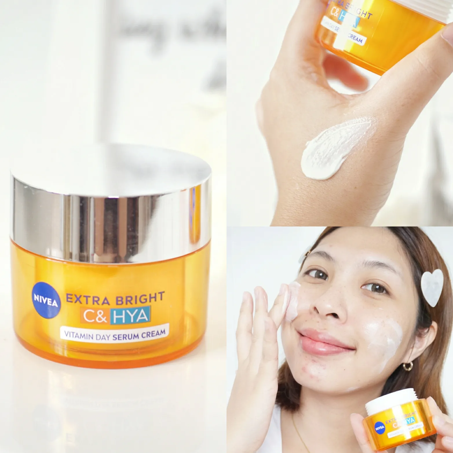 เซ็ทเดียวอวดผิวใสเด้ง กับ NIVEA C&HYA 🧡🍊 | แกลเลอรีที่โพสต์โดย เนยตุ่นรีวิว | Lemon8