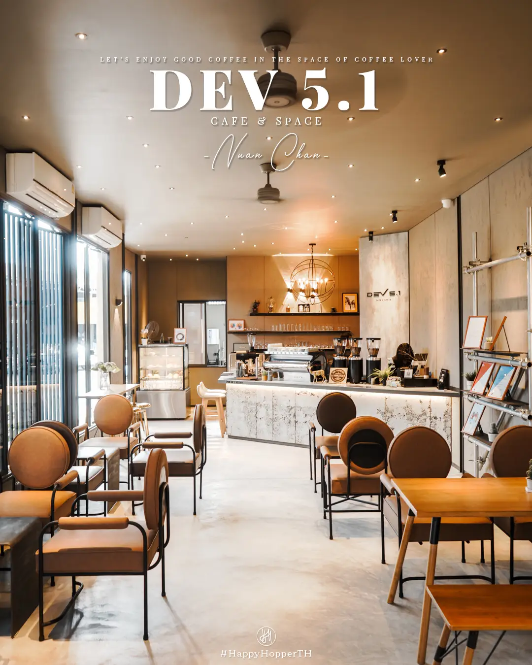 DEV 5.1 Café & Space @ ซอย นวลจันทร์ 32 | แกลเลอรีที่โพสต์โดย Happy Hopper | Lemon8