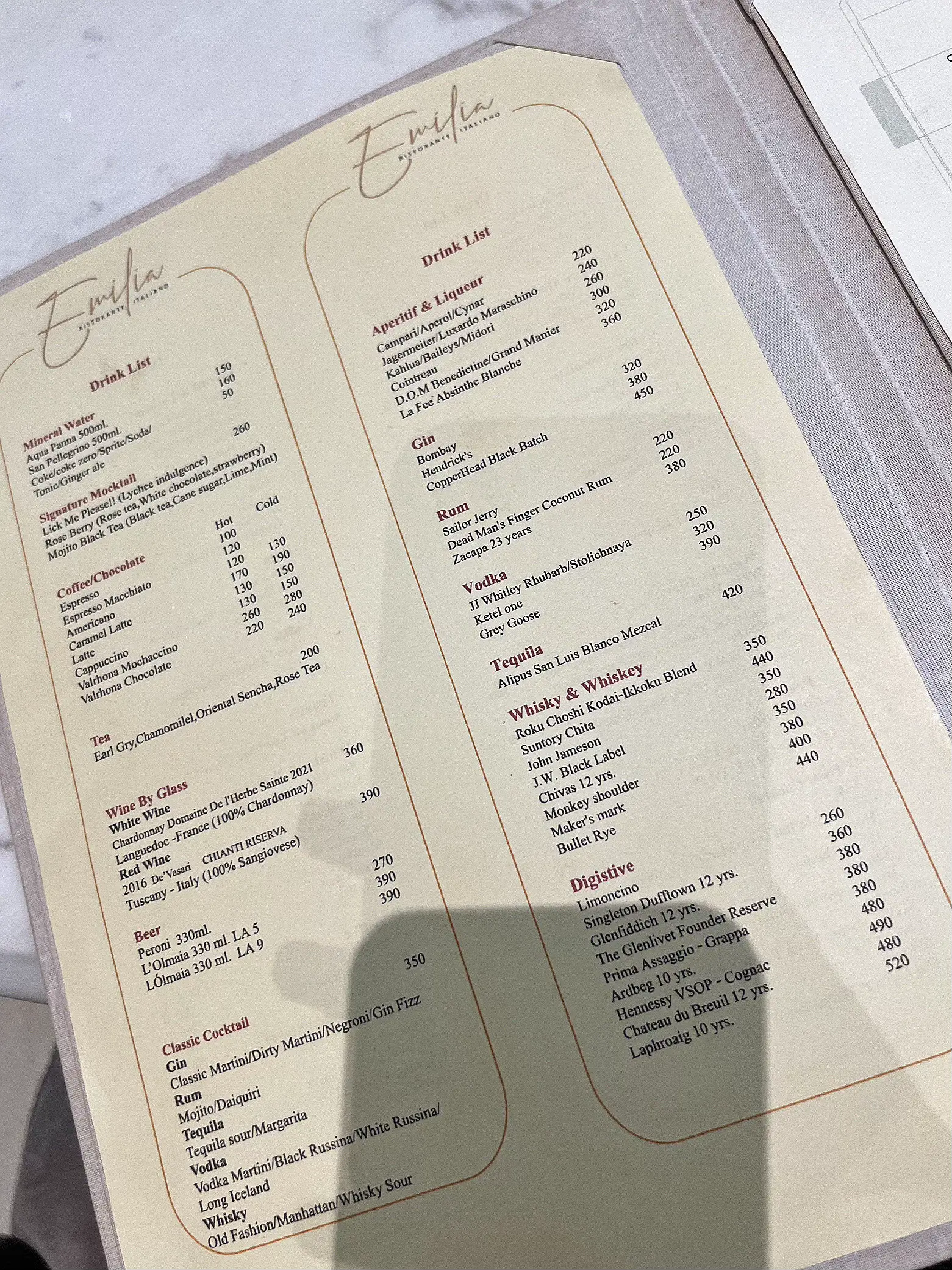 Emilia Ristorante Italiano พาสตาเส้นสดบรรยายกาศดี 🇮🇹🍂 | แกลเลอรีที่ ...