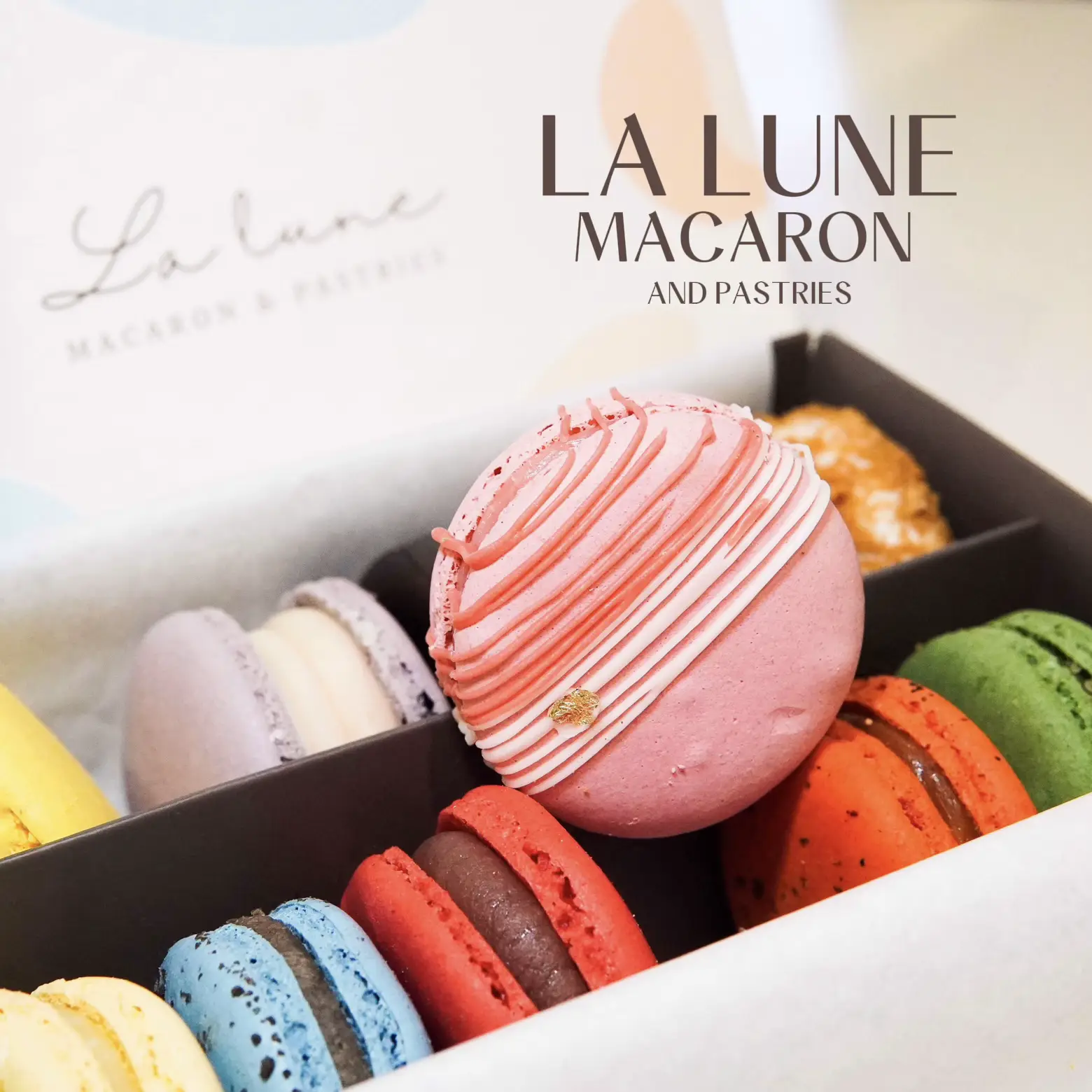 La lune macaron you famous cute packaging 💓😍🧁 | Gallery posted by Check-in Chill | Lemon8