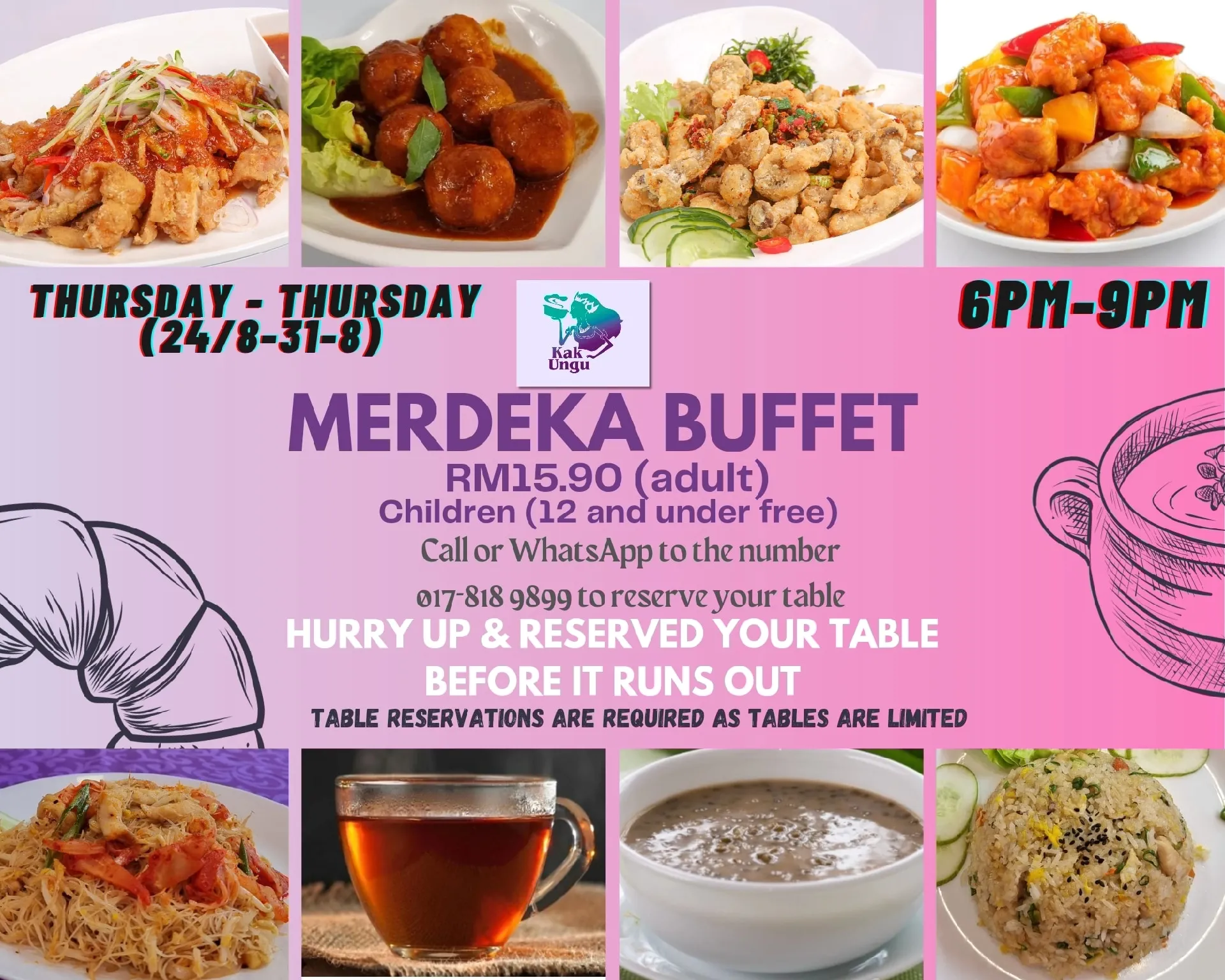 BUFFET MERDEKA SEORANG RM15.90? | แกลเลอรีที่โพสต์โดย Kak Ungu | Lemon8