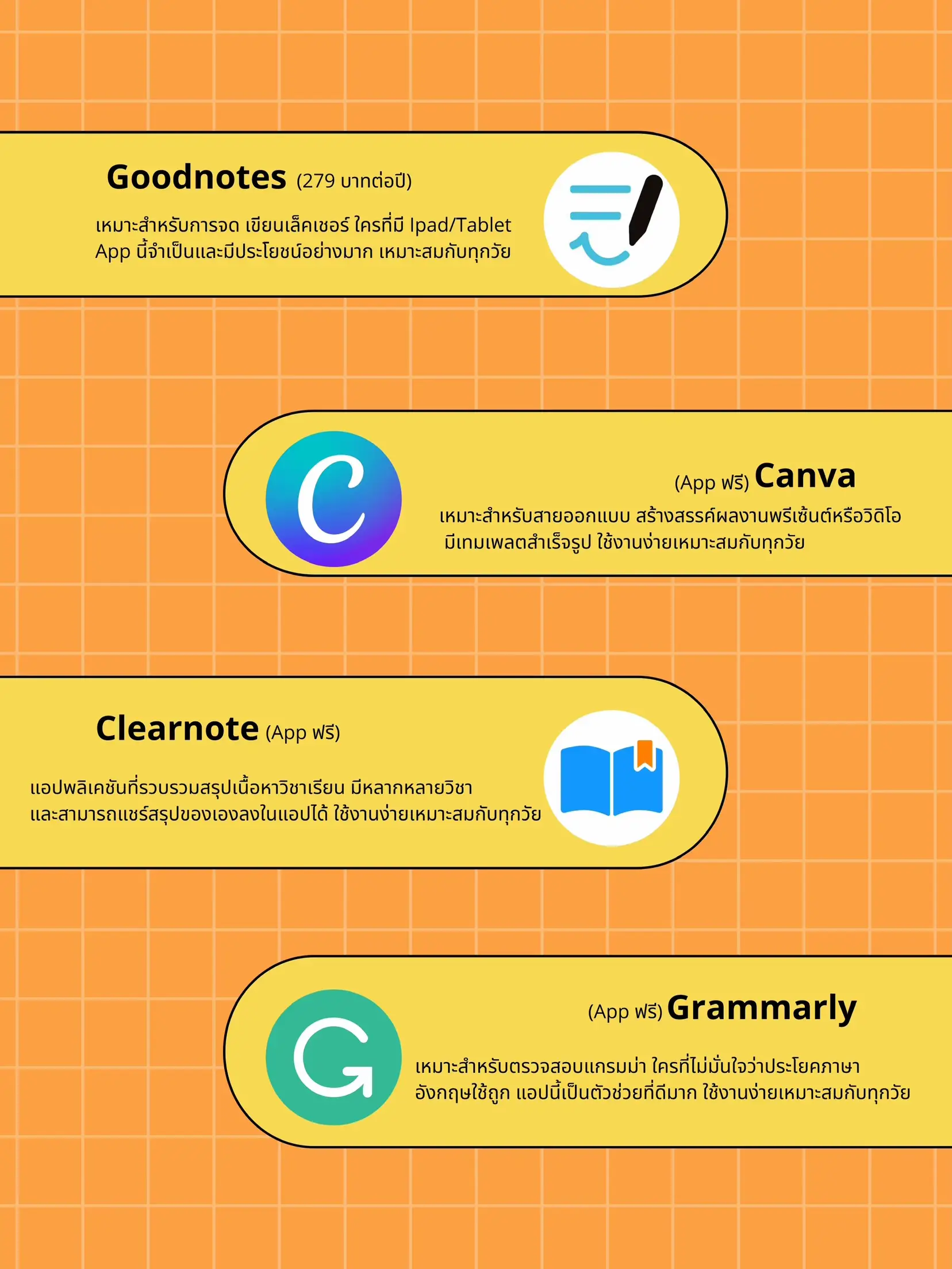 7 แอปพลิเคชันที่ควรมีไว้ติดเครื่องสำหรับการเรียน! | แกลเลอรีที่โพสต์โดย ...