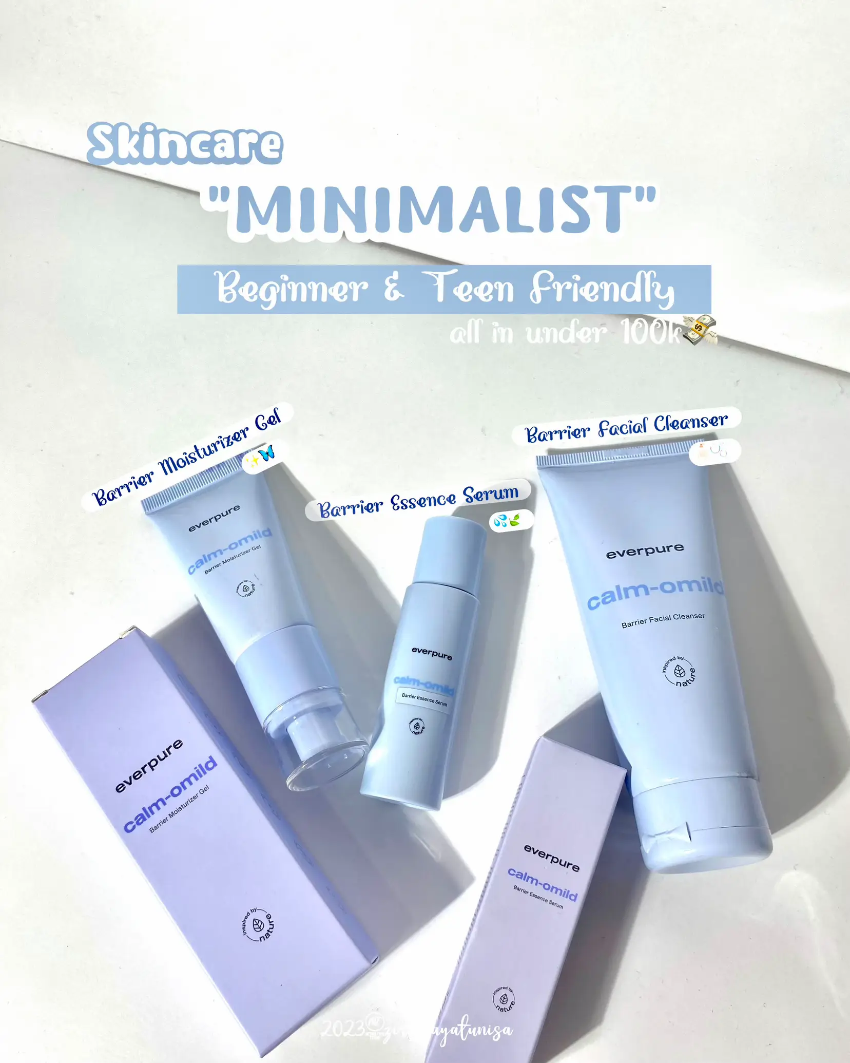 Skincare Minimalist all in dibawah 100k💸 | Galeri diposting oleh ...