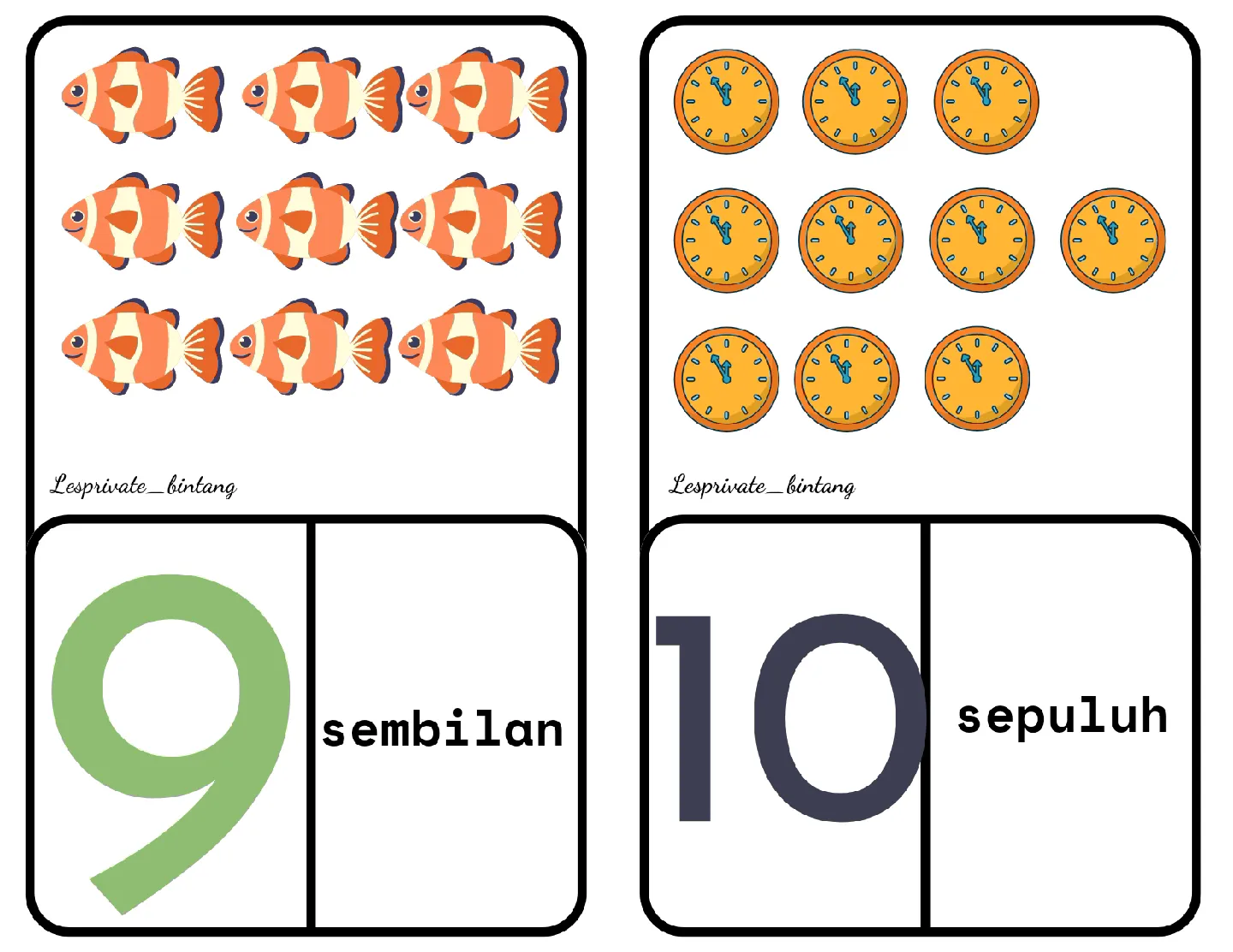 🎴 kartu angka | Galeri diposting oleh AlmahYRA | Lemon8