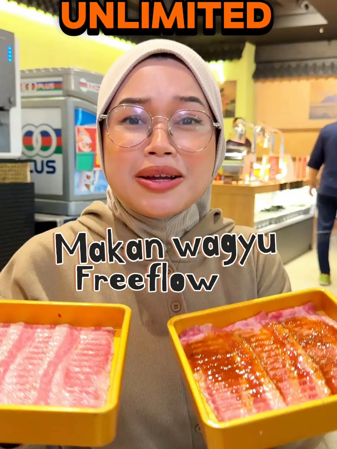 Makan wagyu free flow | Video diterbitkan oleh Puantina | Lemon8