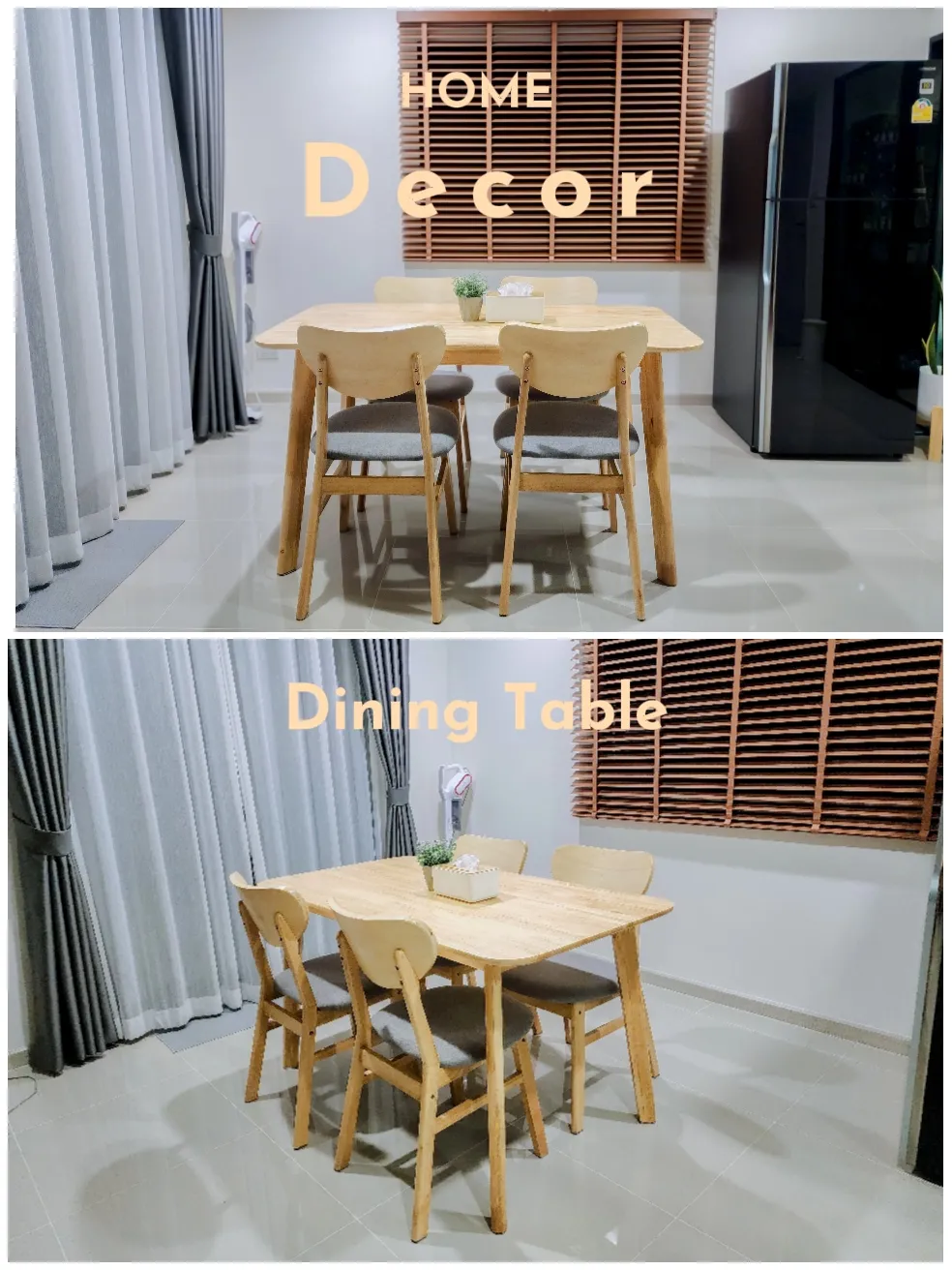 ชุดโต๊ะกินข้าวมินิมอล | แกลเลอรีที่โพสต์โดย 🐹Ms.Ora🐹 | Lemon8