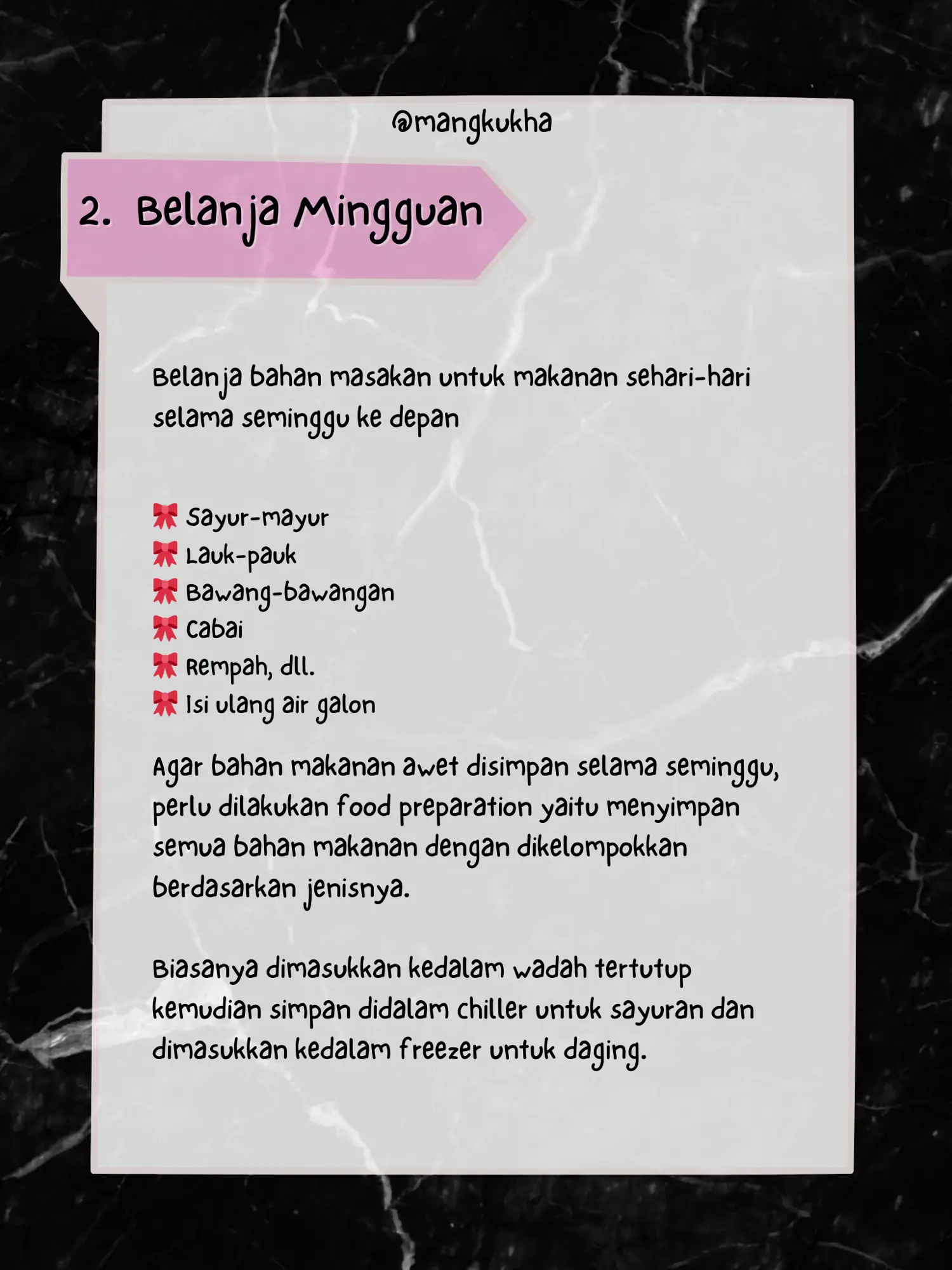 CARA CERMAT KELOLA UANG DAPUR | Galeri diposting oleh Defazz | Lemon8