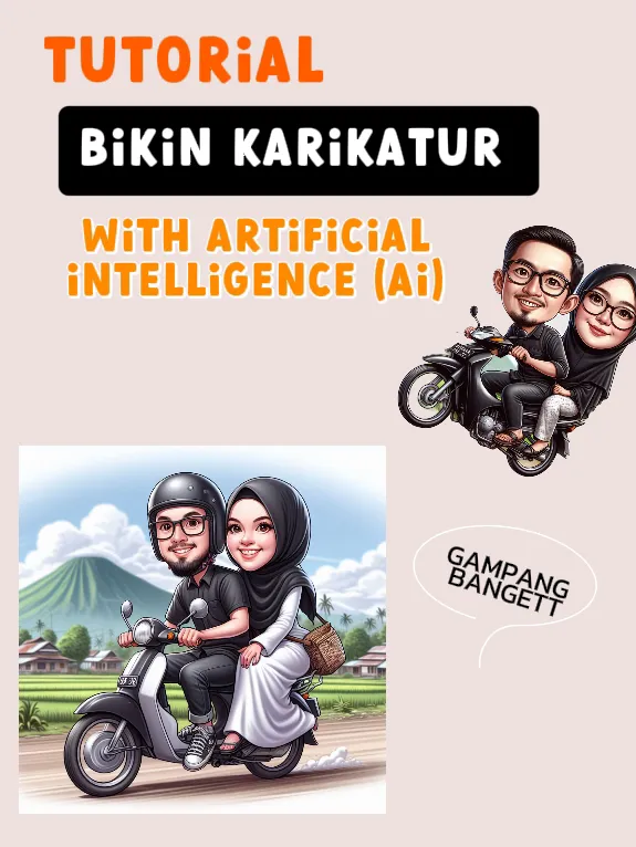 TUTORIAL BIKIN KARIKATUR DENGAN AI, GAMPANG BGT!! | Galeri diposting oleh Awan Kinton | Lemon8