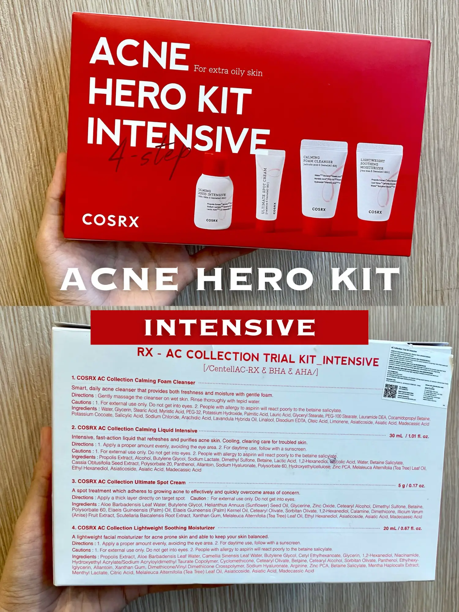 REVIEW COSRX ACNE HERO KIT INTENSIVE FOR OILY SKIN | Galeri diposting ...