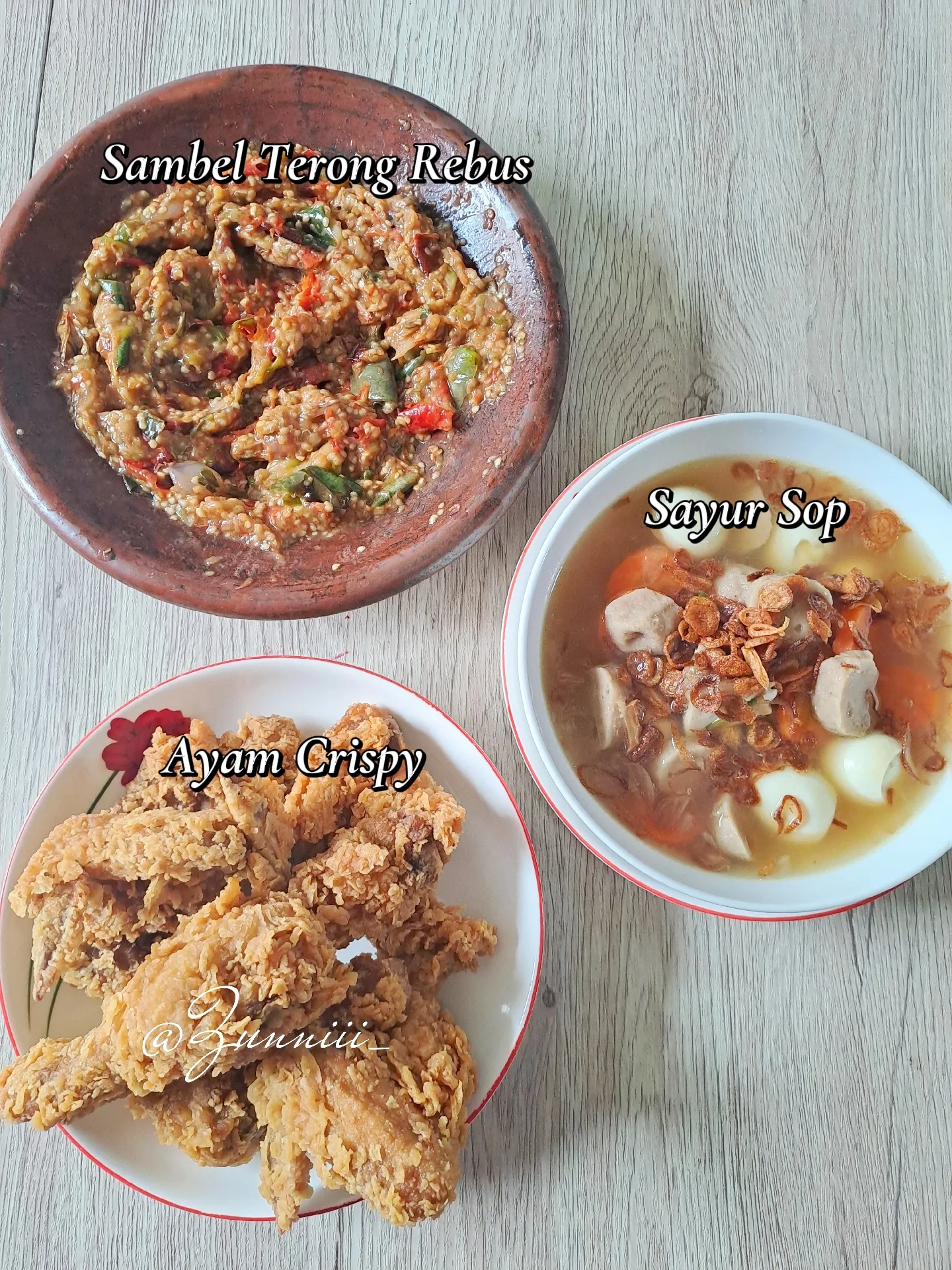 SET MENU MASAKAN RUMAHAN #1 | Galeri diposting oleh Zunniii_ | Lemon8