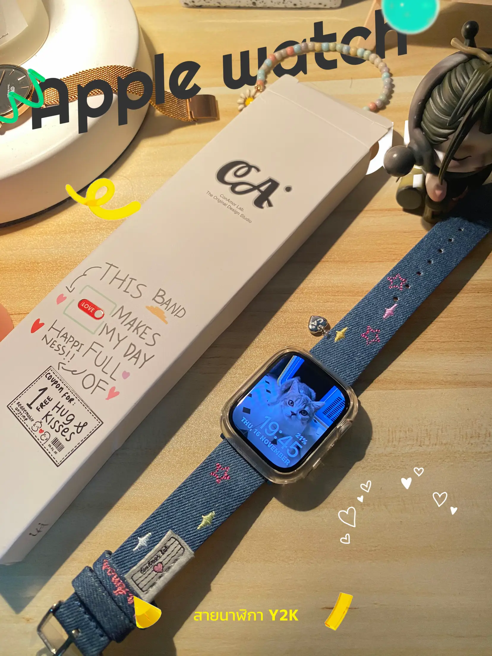 สาย Apple watch สุด Cute 😍 | แกลเลอรีที่โพสต์โดย MINT •ω• 🎀🍭 | Lemon8