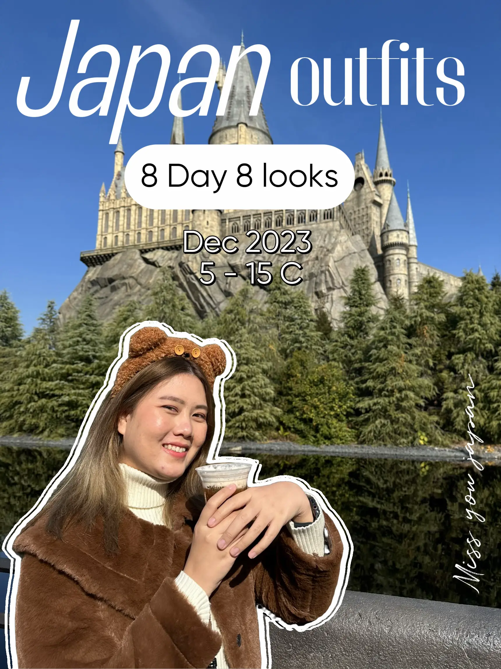 Japan outfils 8 Days 8 looks. 🇯🇵💕 | แกลเลอรีที่โพสต์โดย mmew.ww | Lemon8