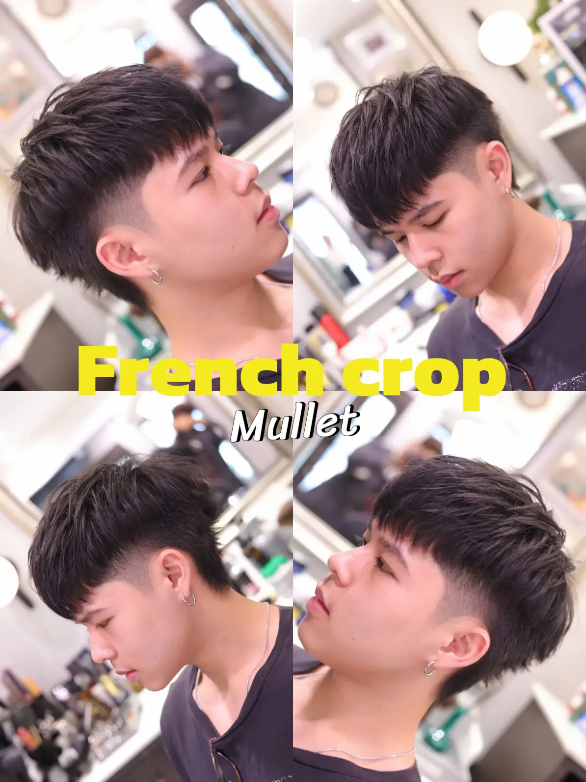 French crop mullet | แกลเลอรีที่โพสต์โดย Haris | Lemon8