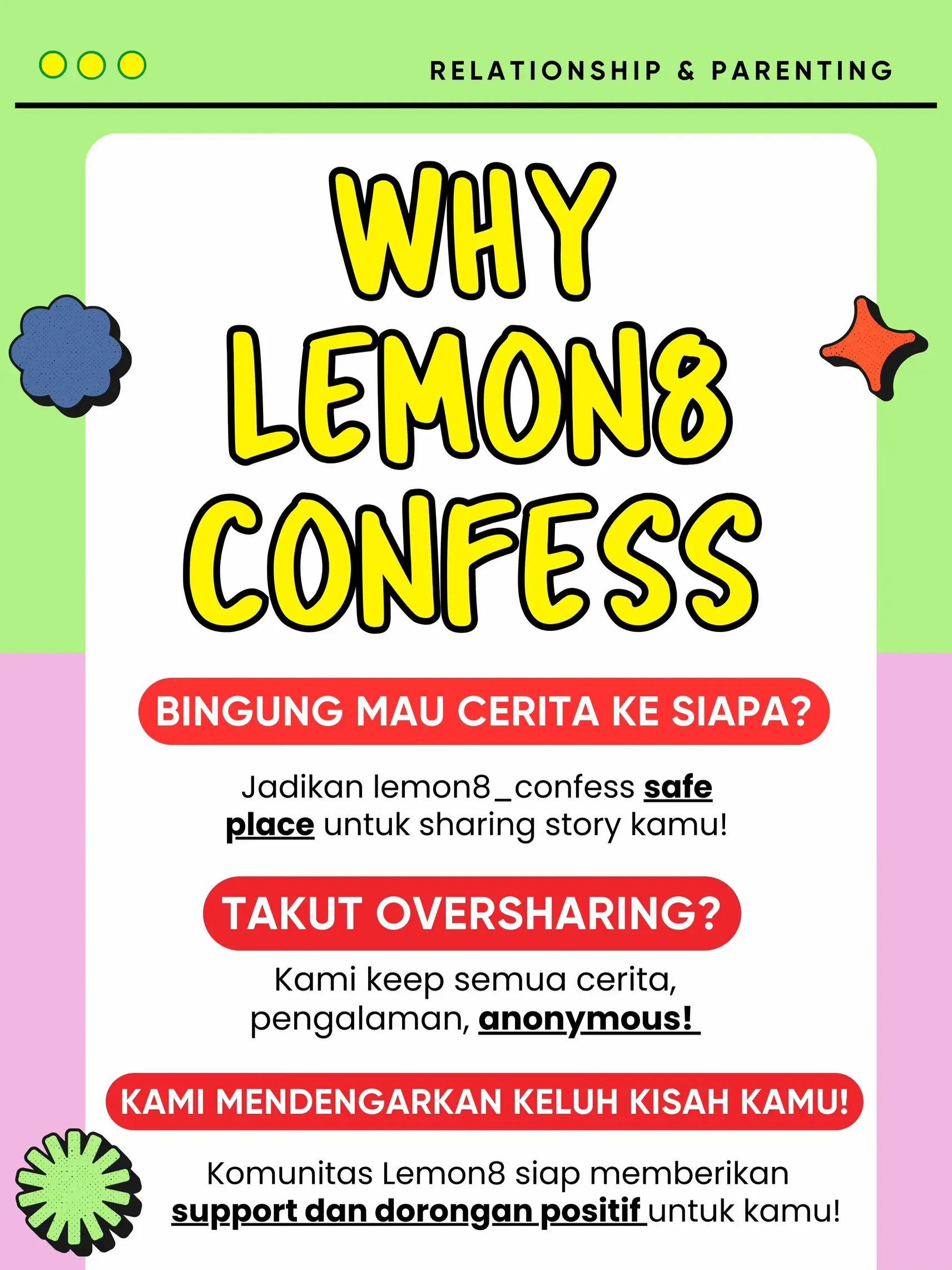 @Lemon8_confess telah hadir! | Galeri diposting oleh Lemon8_ID | Lemon8