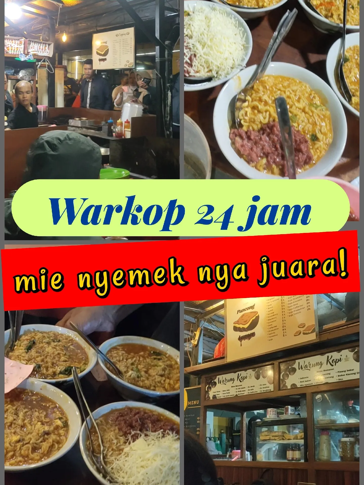 Warung Kopi 24 jam. Ngantri banget | Video dipublikasikan oleh FujiTamb | Lemon8