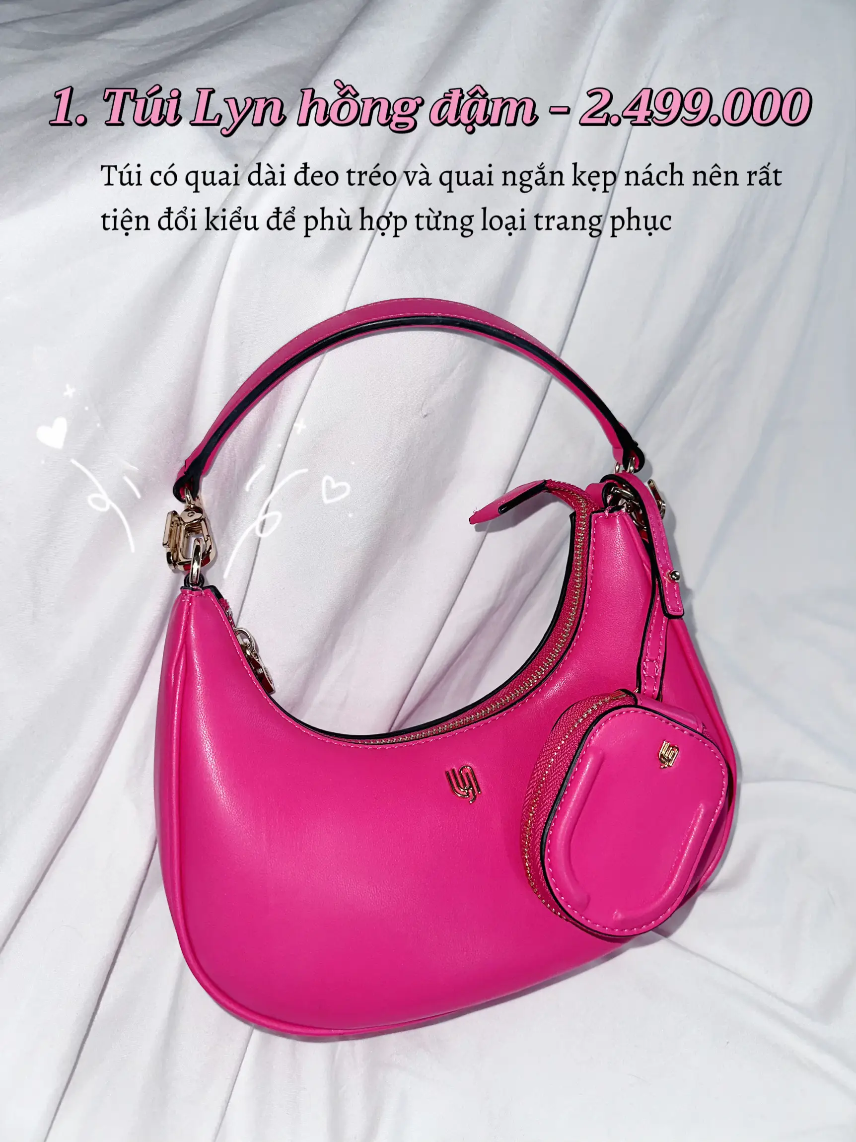 💗4 MẪU TÚI HỒNG DÀNH CHO GÁI ĐIỆU💗 | Bộ sưu tập do Bé Địuu đăng | Lemon8