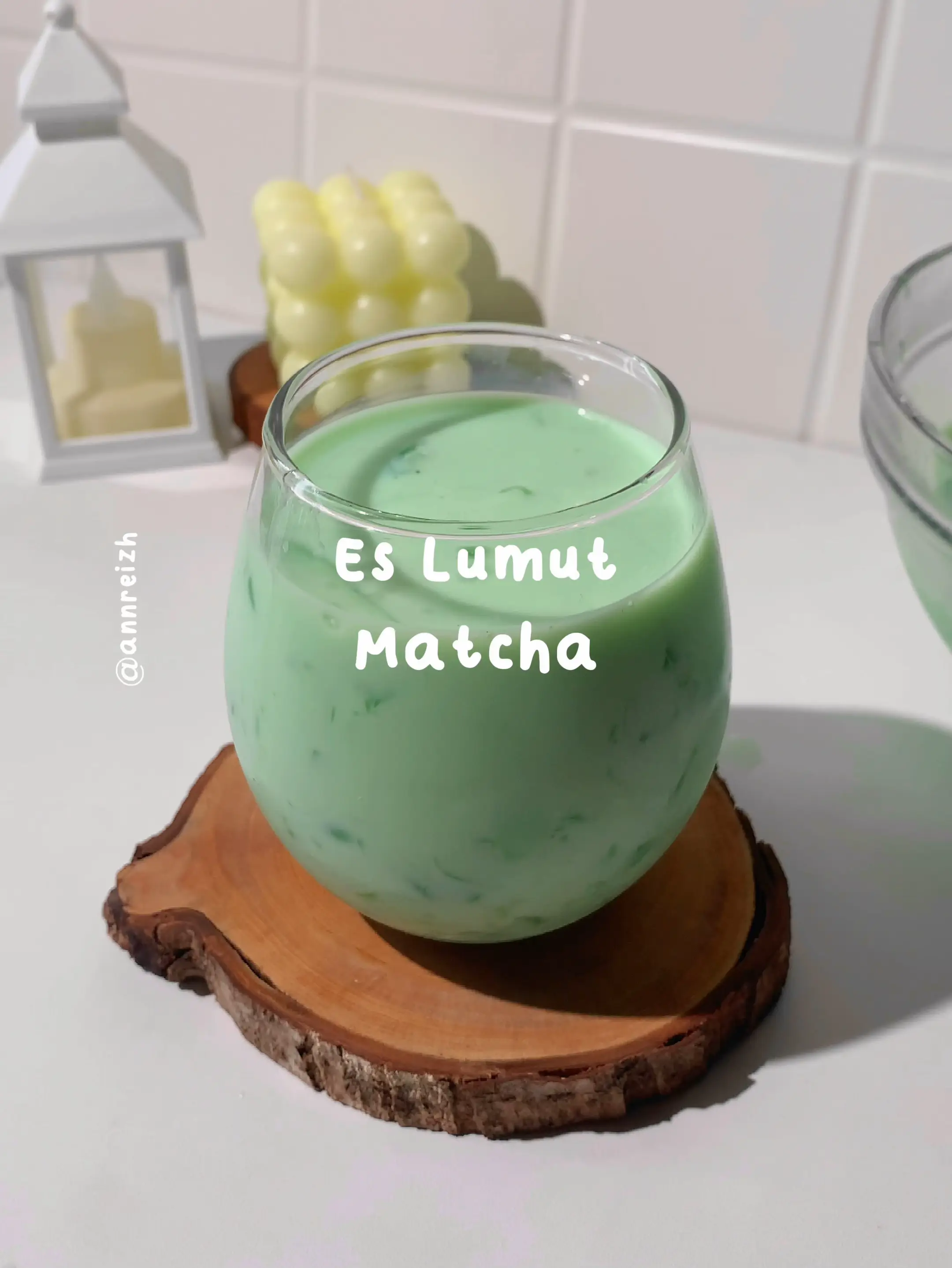 Bikin Es Lumut Matcha Simple🍵 | Video dipublikasikan oleh annreizh | Lemon8