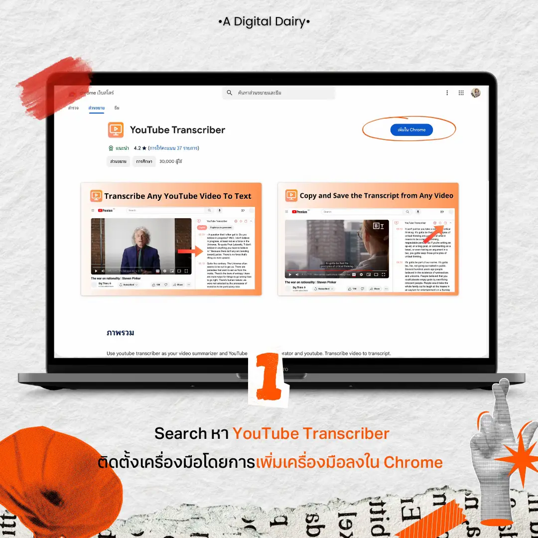 แกะสคริปต์ YouTube ง่าย ๆ แค่คลิกเดียว | แกลเลอรีที่โพสต์โดย A Digital Diary | Lemon8