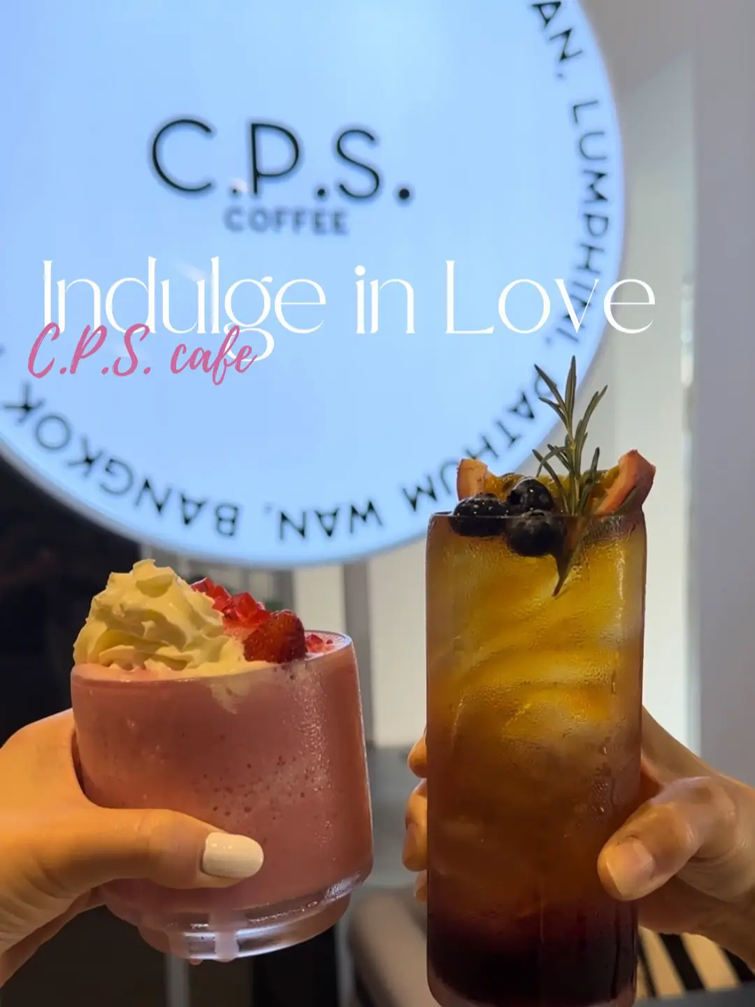 C.P.S. coffee🥤เปิดตัวเมนูพิเศษรับวาเลนไทน์ 🌹💖 | แกลเลอรีที่โพสต์โดย Wanwankidtaekin | Lemon8