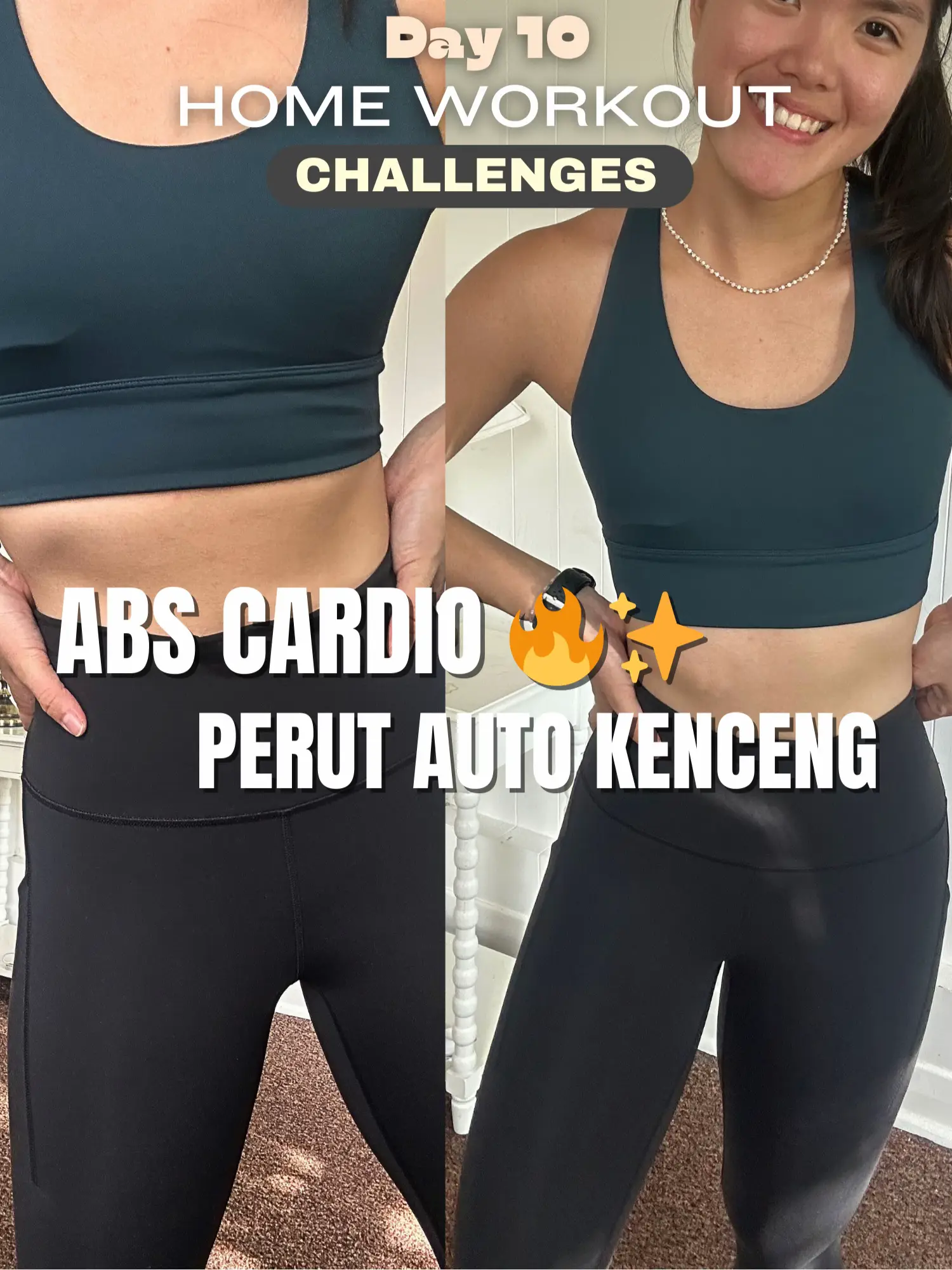 Day 10 : ABS CARDIO , PERUT AUTO KENCANG 🔥 | Video dipublikasikan oleh ...
