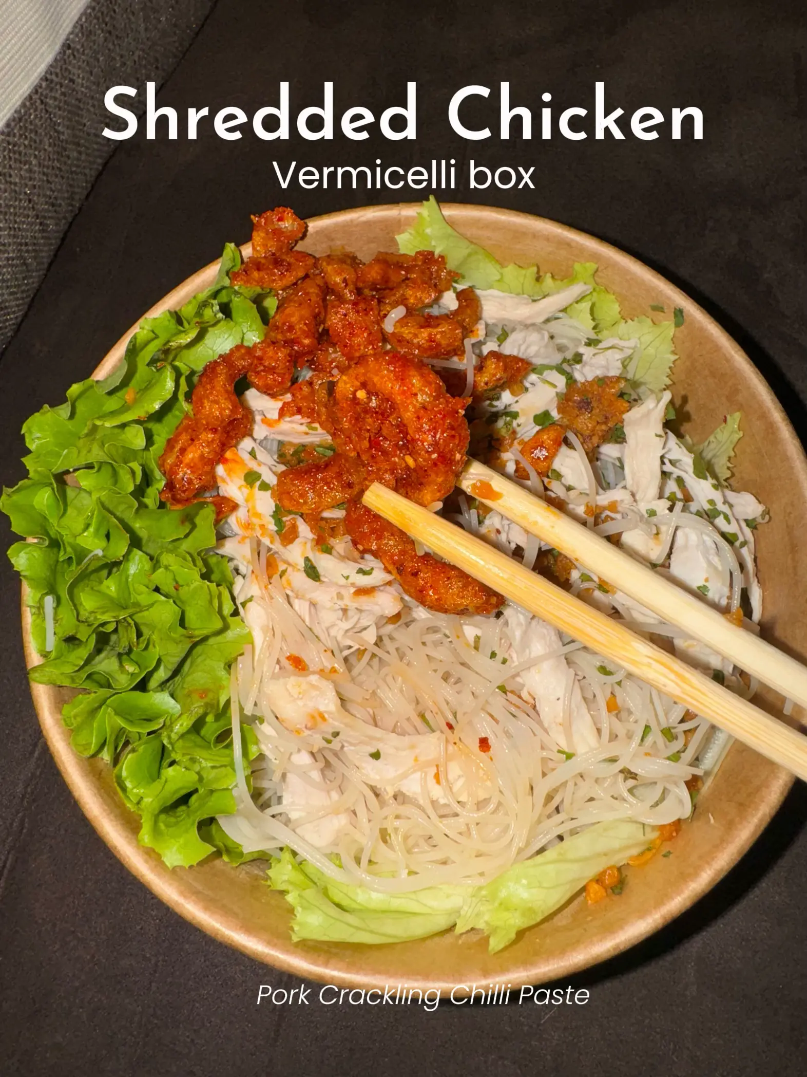 Shredded Chicken Vermicelli: เส้นหมี่ไก่ฉีก | แกลเลอรีที่โพสต์โดย A'Ris ...