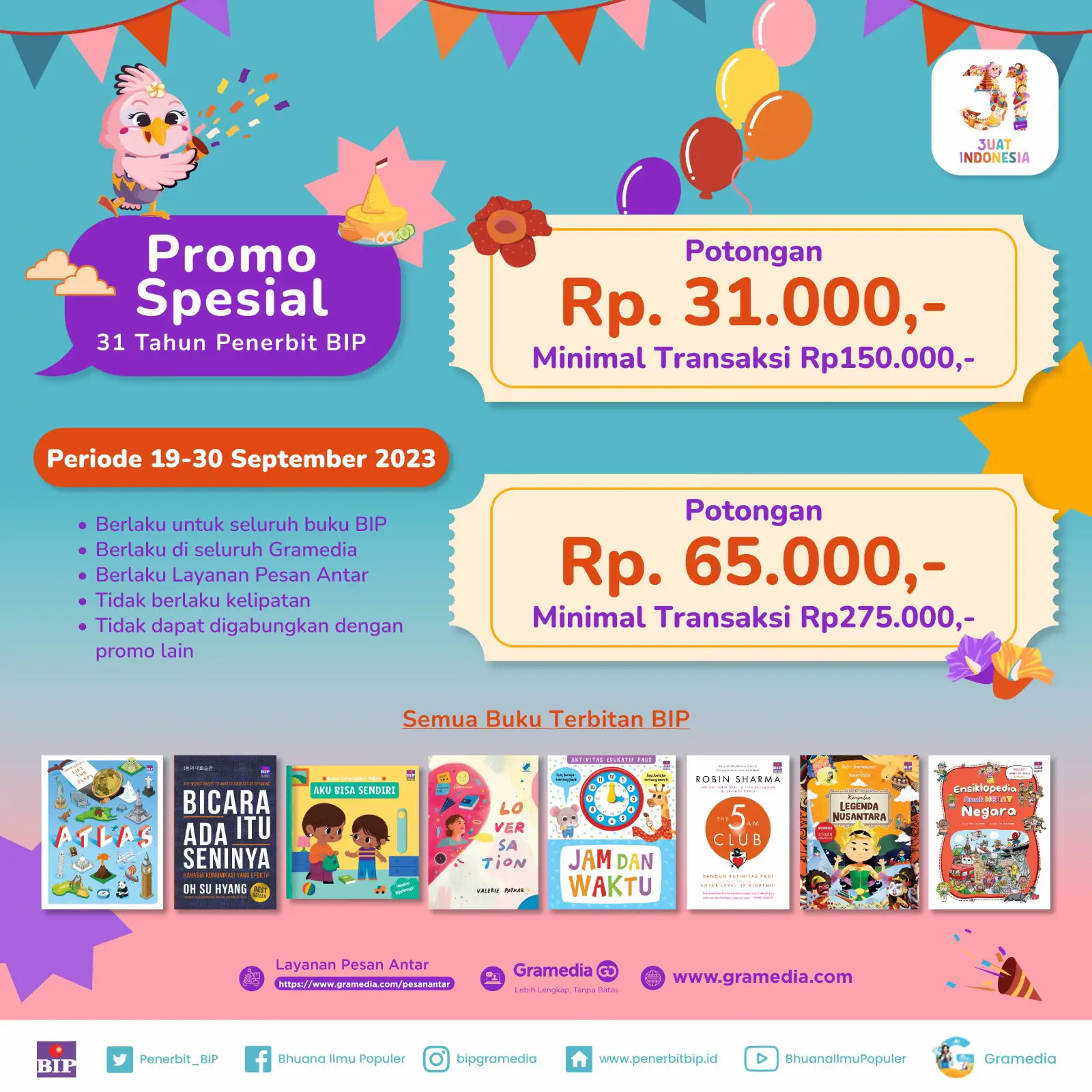 PROMO MENARIK DI GRAMEDIA 💖 | Galeri diposting oleh Tasya ibrahim | Lemon8