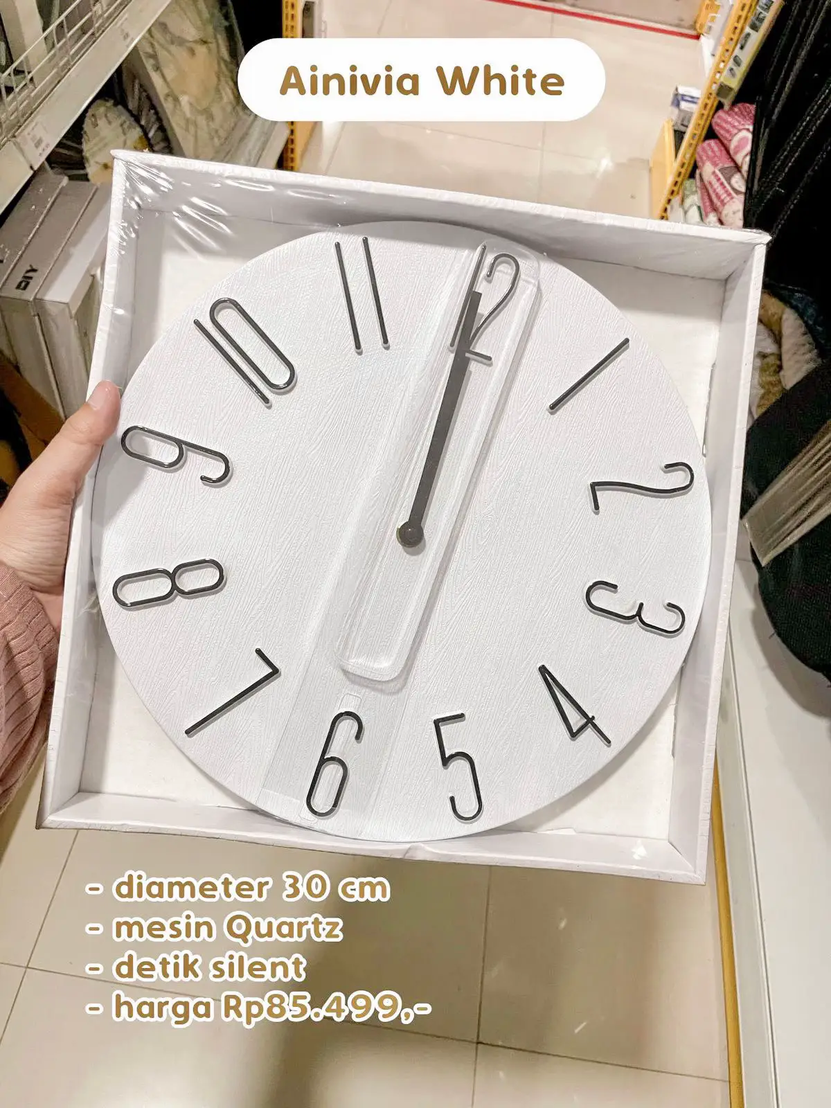 Rekomendasi Jam Dinding Estetik di DIY | Galeri diposting oleh Hasna ...