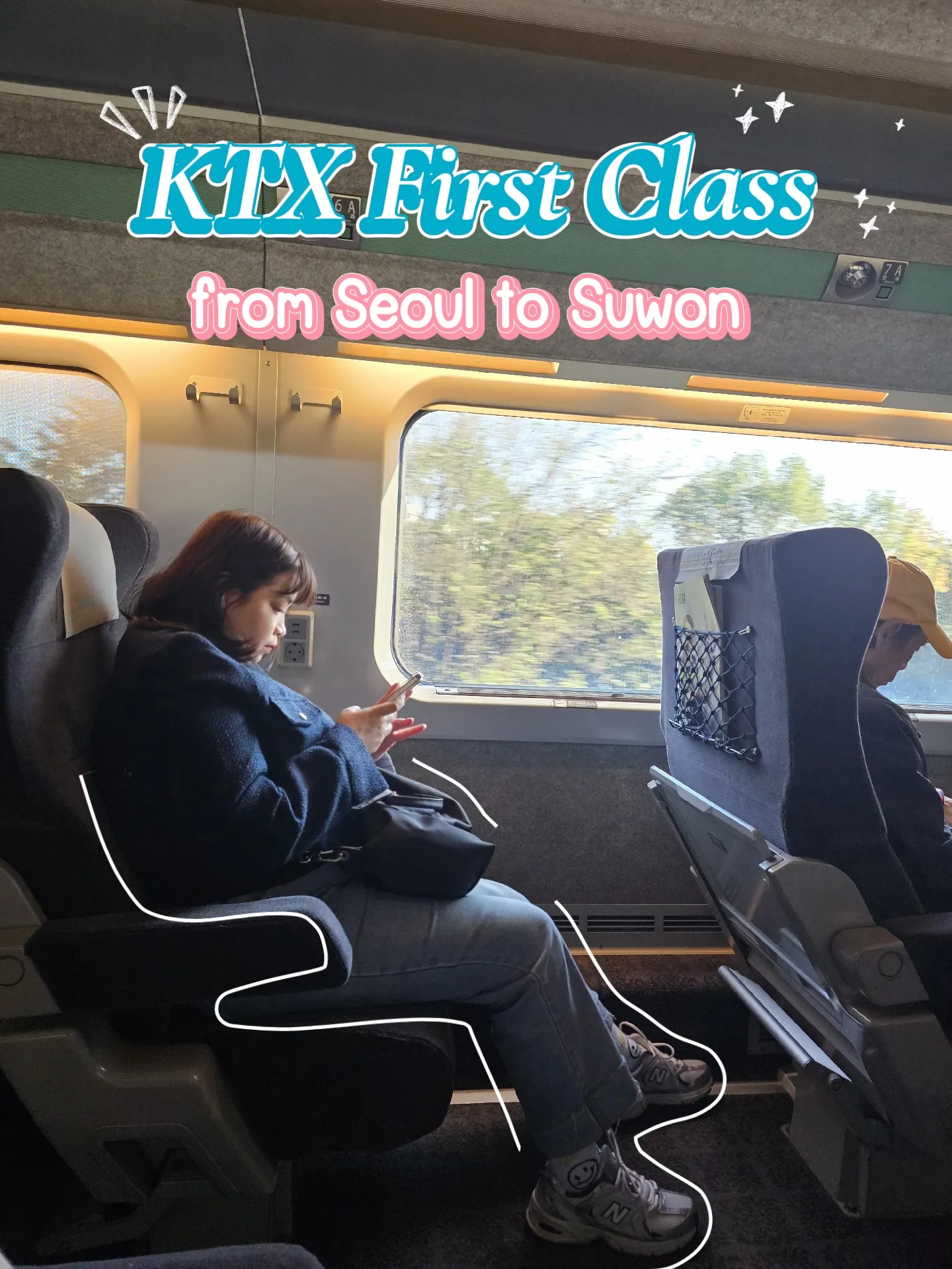 🚆รีวิว นั่ง KTX First Class โซลไปซูวอน💗 | แกลเลอรีที่โพสต์โดย Mo Diary | Lemon8