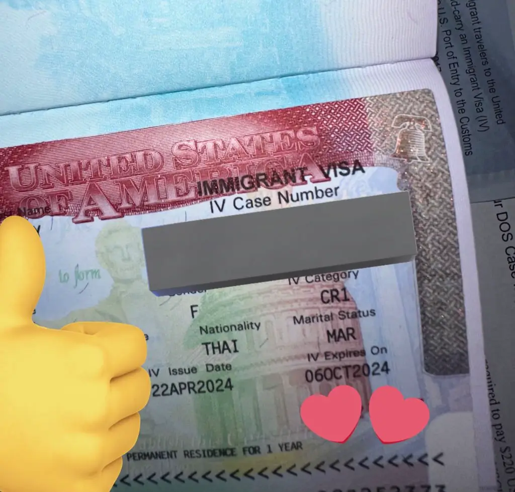ย้ายมาอยู่อเมริกาด้วย CR1 Visa (วีซ่าแต่งงาน) ต้องทำยังไงบ้าง | แกลเลอ ...