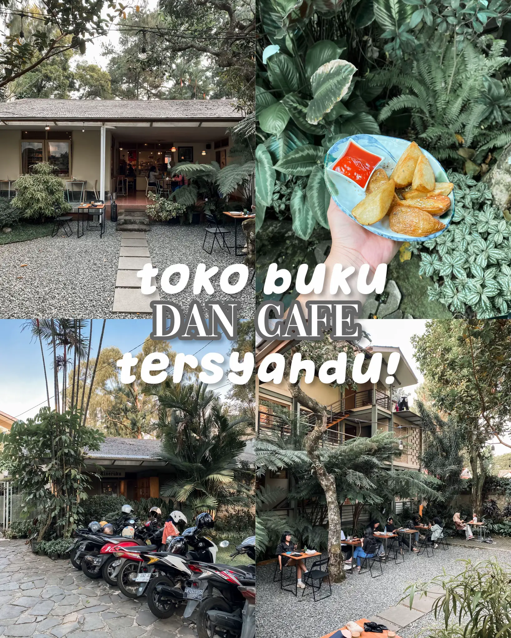 TOKO BUKU DAN CAFE PALING SYAHDU DI BANDUNG! | แกลเลอรีที่โพสต์โดย Review Cafe | Lemon8
