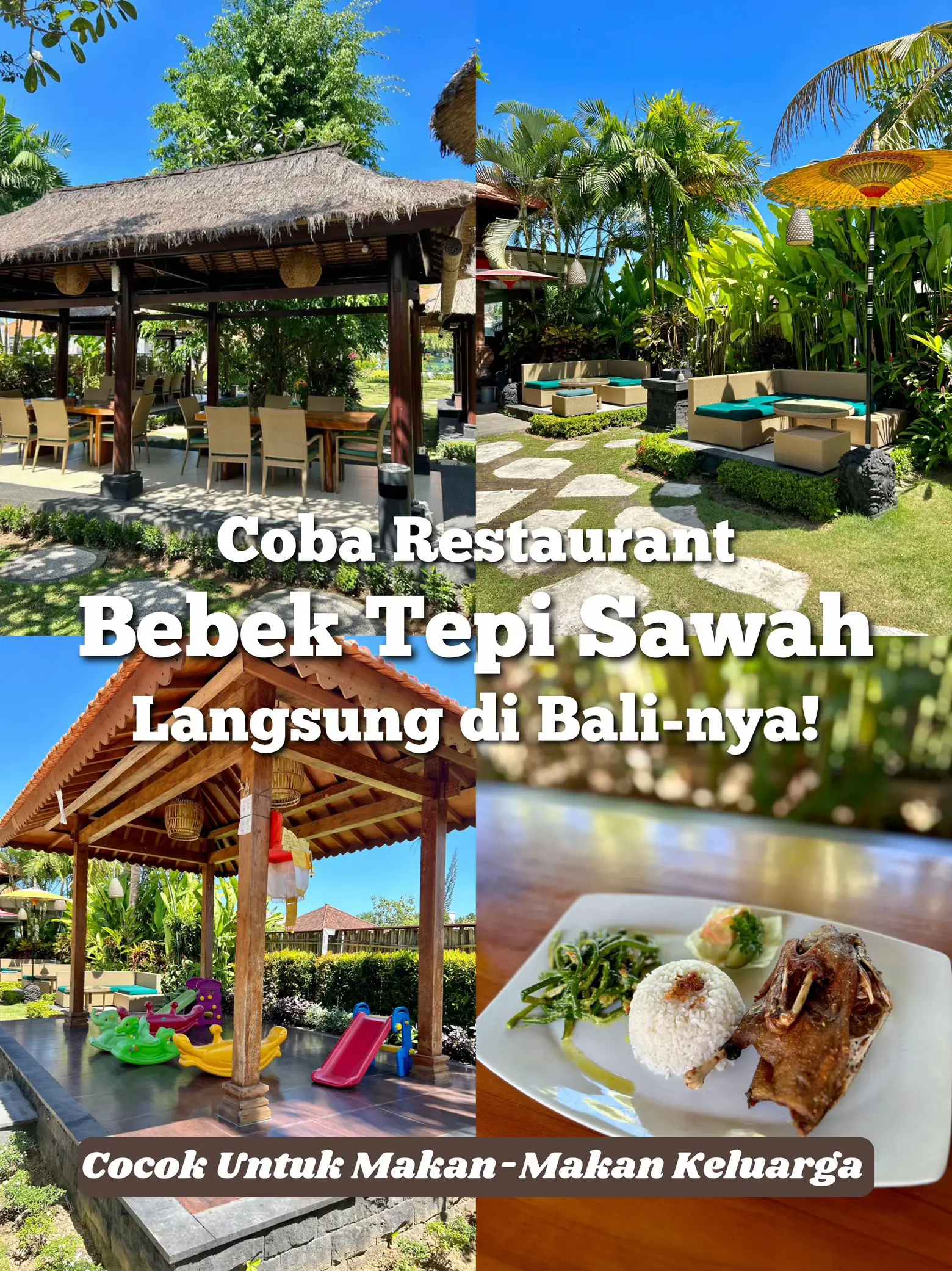 Cobain Resto Bebek Tepi Sawah Langsung di Bali! 🏝️ | Galeri disiarkan ...