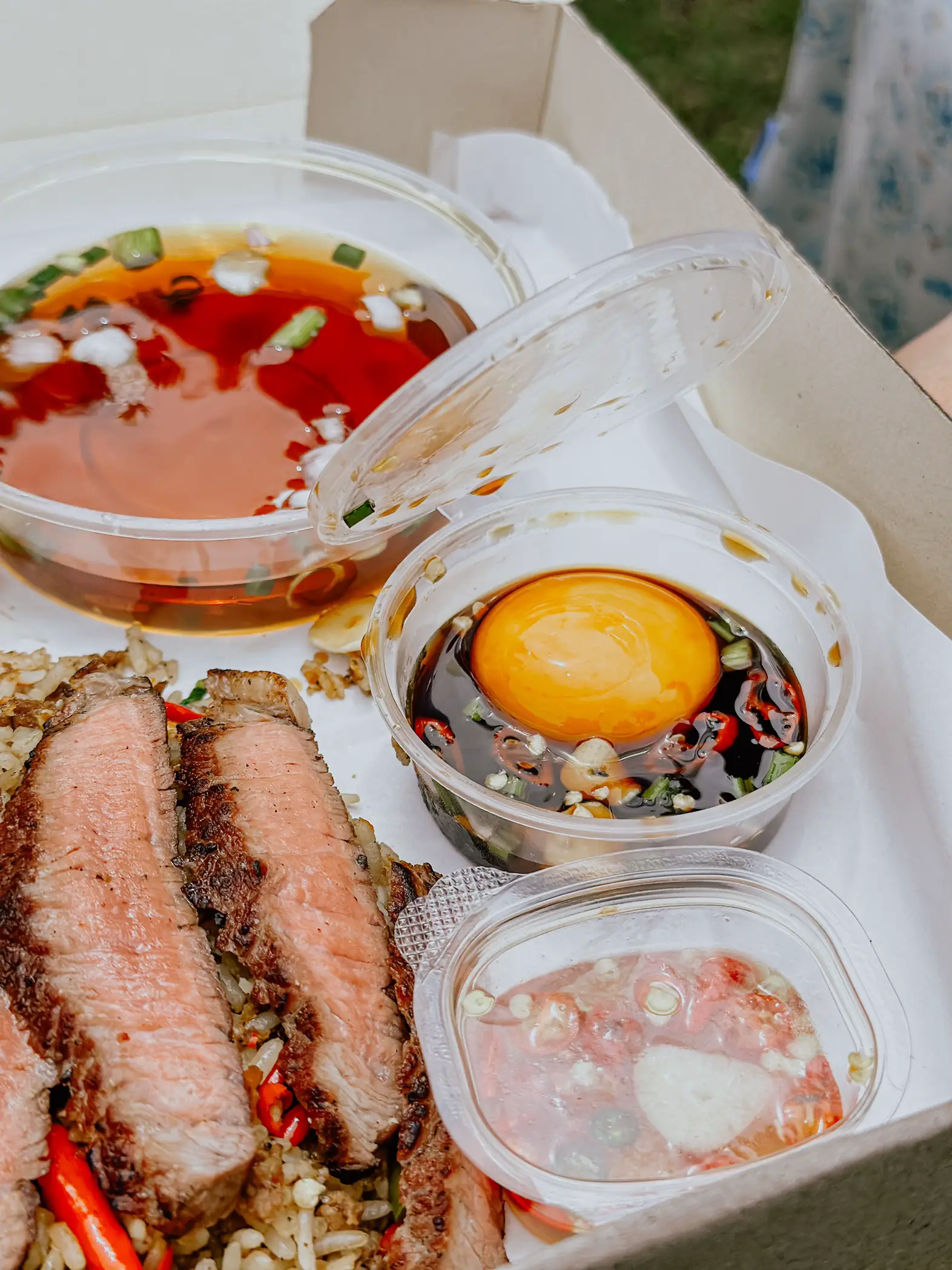 ข้าวผัดมันเนื้อหน้าเนื้อออส+ไข่ดอง Beef Express เมืองทอง | แกลเลอรีที่โพสต์โดย Mandyaman | Lemon8