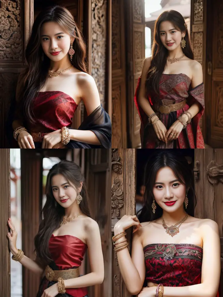 รวม 4 ชุดไทยสุดหวานฉ่ำ | แกลเลอรีที่โพสต์โดย Mint.Charm🪐 | Lemon8