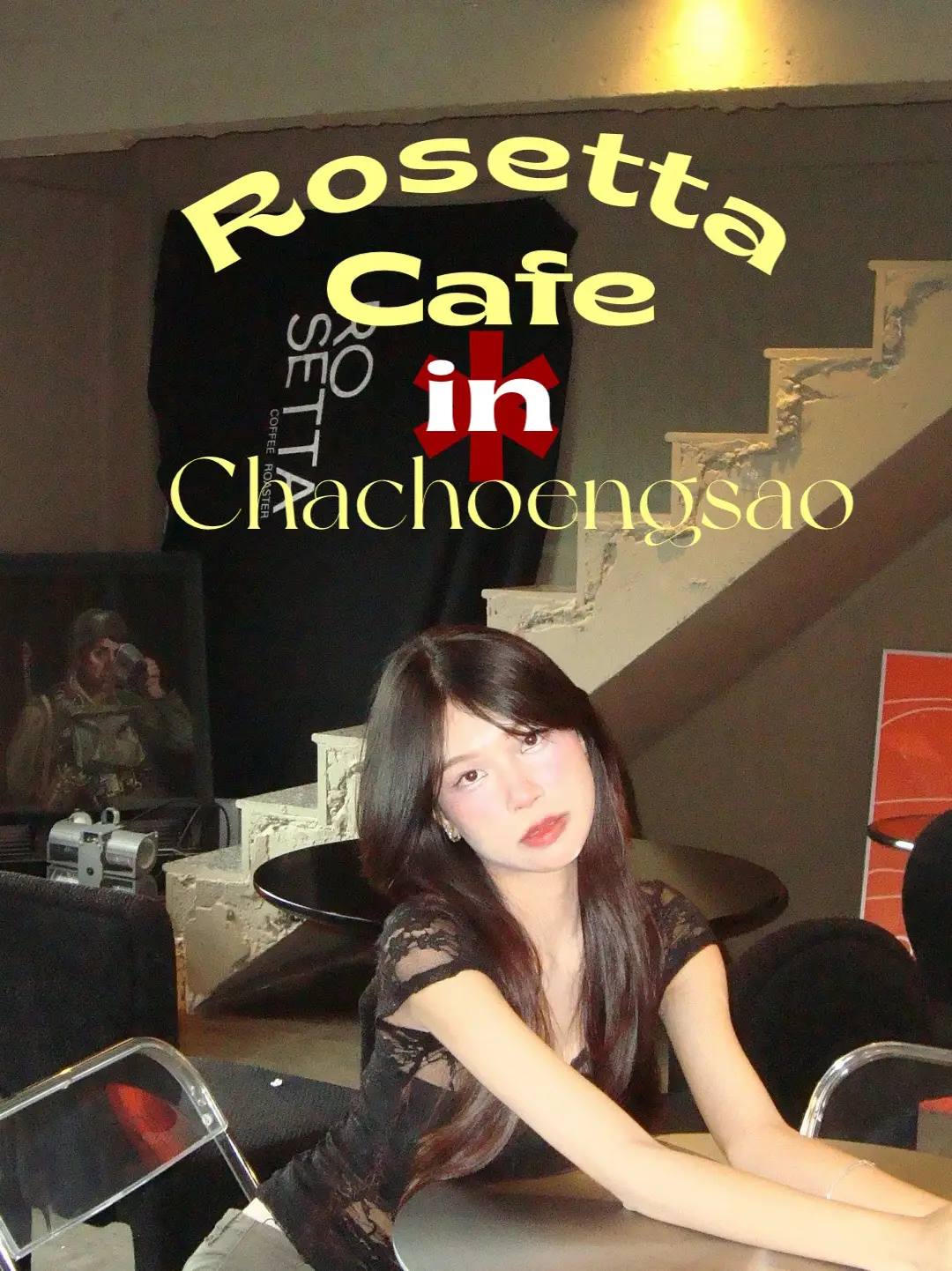 คาเฟ่โทนมืดฉะเชิงเทรา 🍎 ೃ࿐ ࿔*: | Rosetta | แกลเลอรีที่โพสต์โดย ‎jaam ༉‧₊˚ . | Lemon8