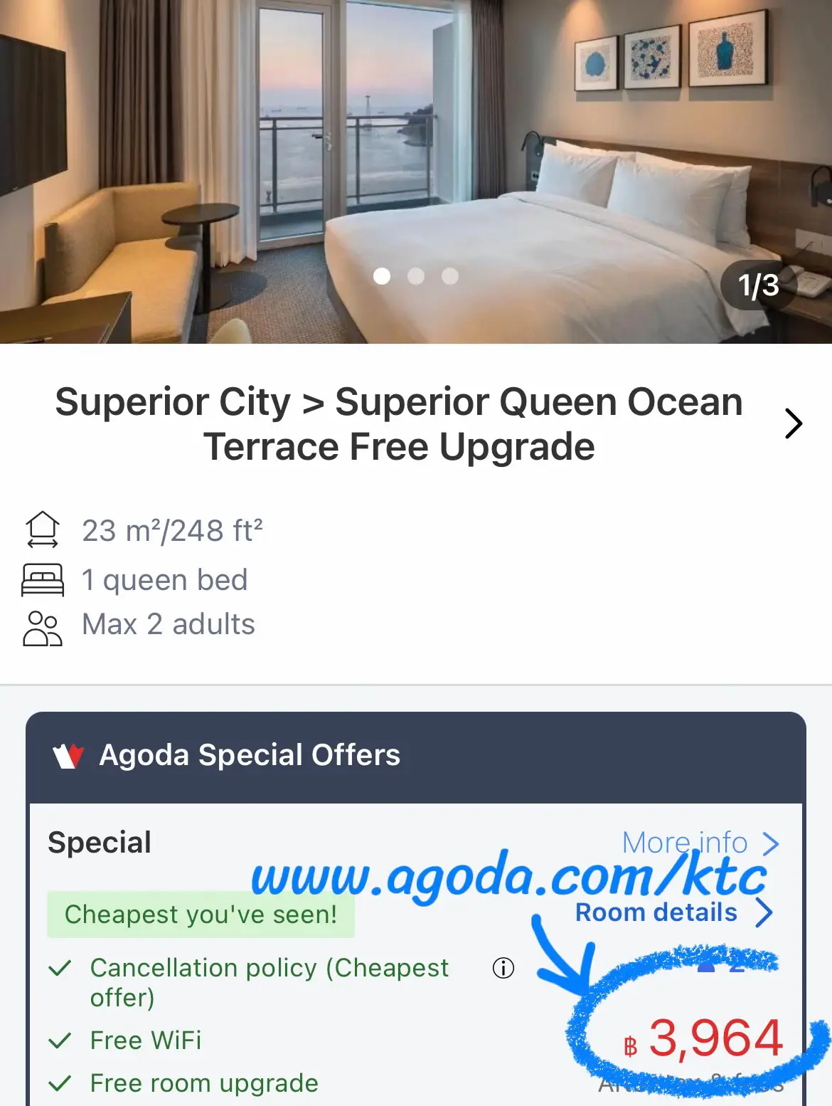 รีวิวจองโรงแรมใน Agoda ผ่านบัตร KTC-Agoda Mastercard | แกลเลอรีที่โพสต์โดย Nam Phung | Lemon8