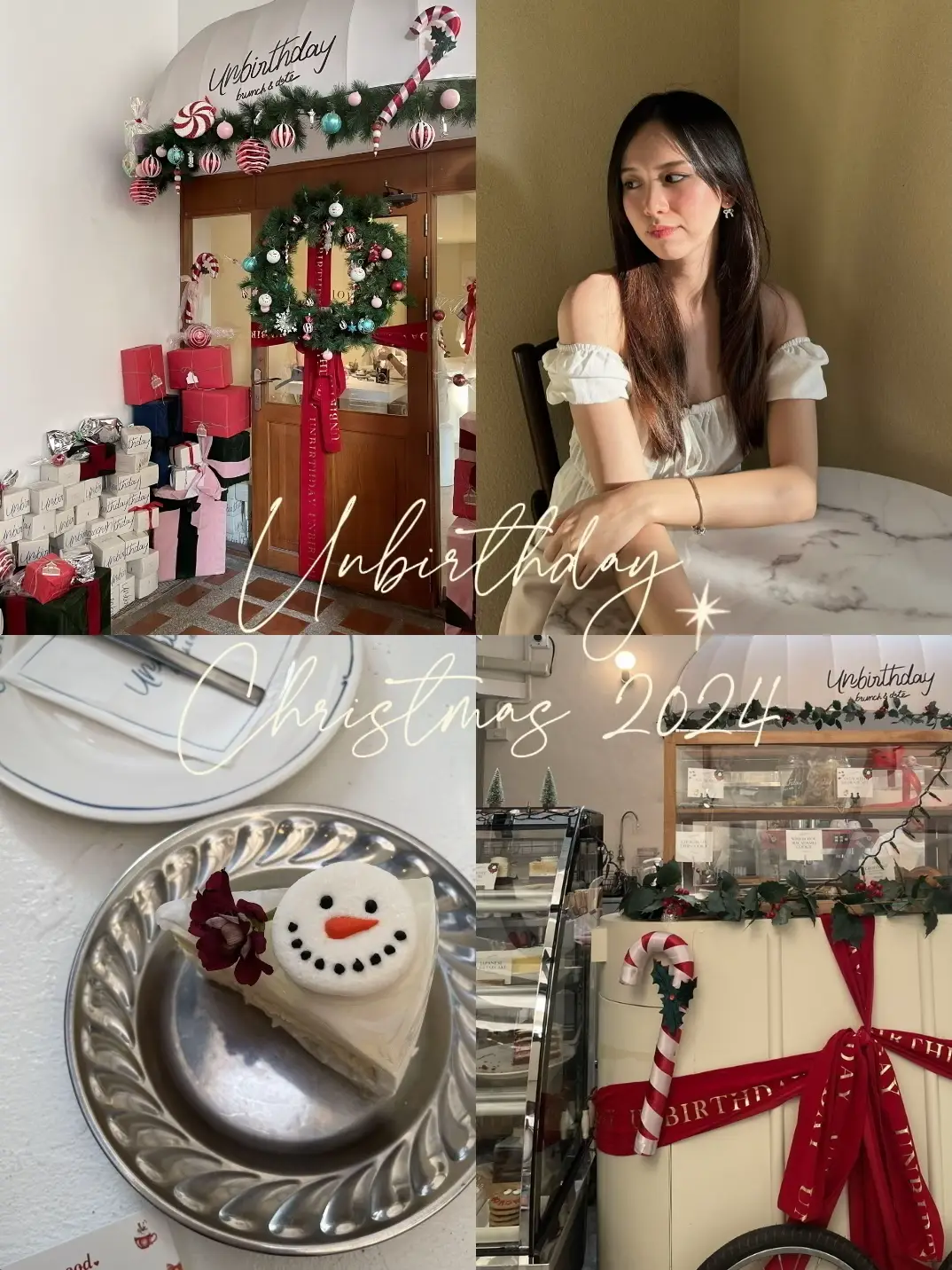 𝐔𝐧𝐛𝐢𝐫𝐭𝐡𝐝𝐚𝐲 𝐂𝐚𝐟𝐞 🎂 พิกัดถ่ายรูปคริสต์มาส 2024 🧸🎄🎀 | แกลเลอรีที่โพสต์โดย imbabainana | Lemon8