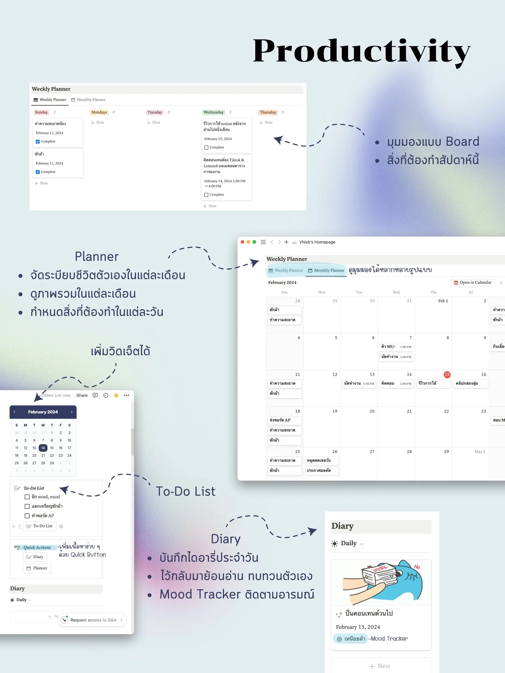 อยากเริ่มต้นใช้ Notion อ่านเล่มนี้เลย 👨🏻‍💻 ️‍🔥 | แกลเลอรีที่โพสต์โดย ReadRoamRepeat | Lemon8