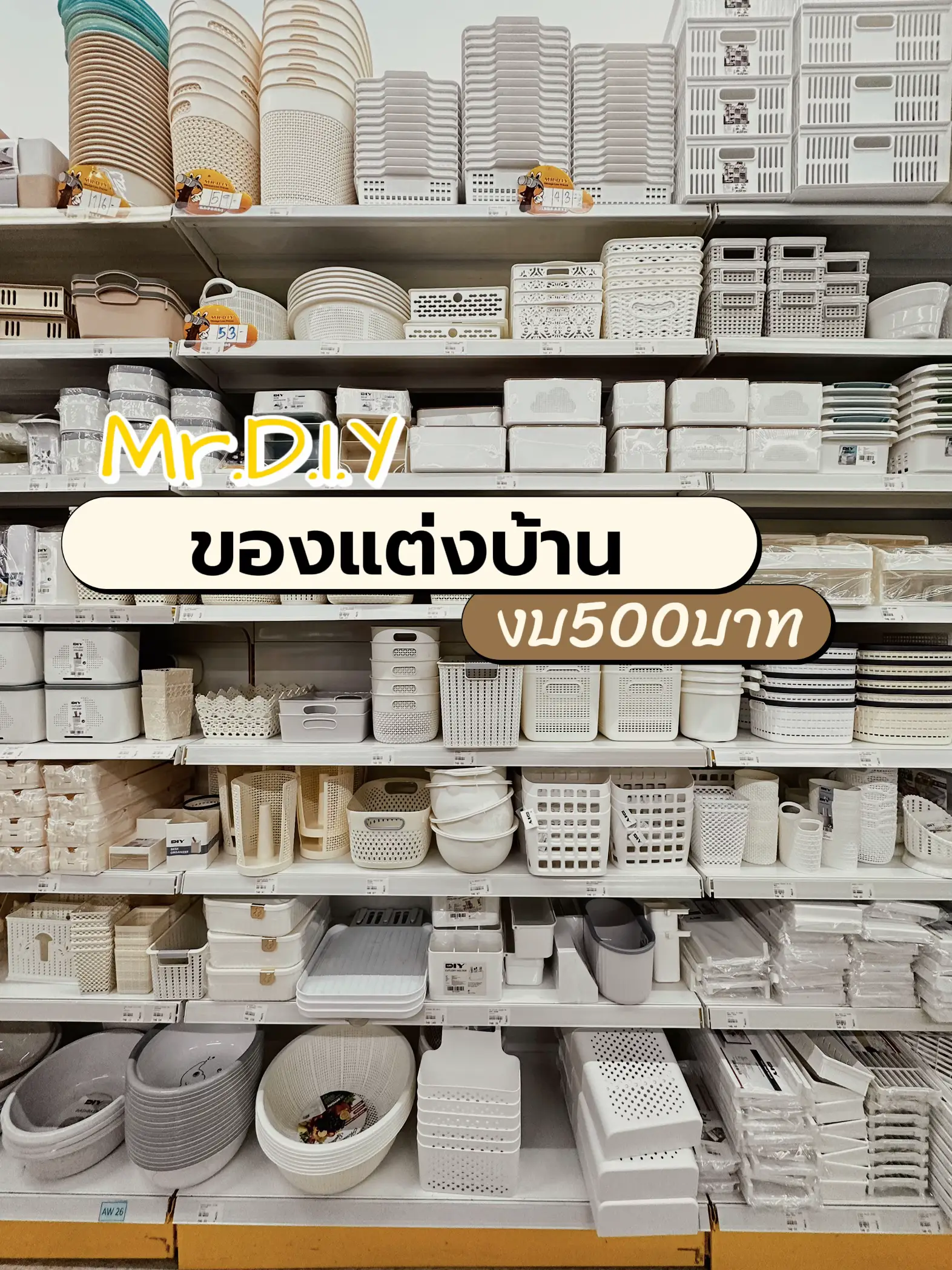 ของแต่งบ้านน่าซื้อ Mr.diy 💛 | แกลเลอรีที่โพสต์โดย Little Homey | Lemon8