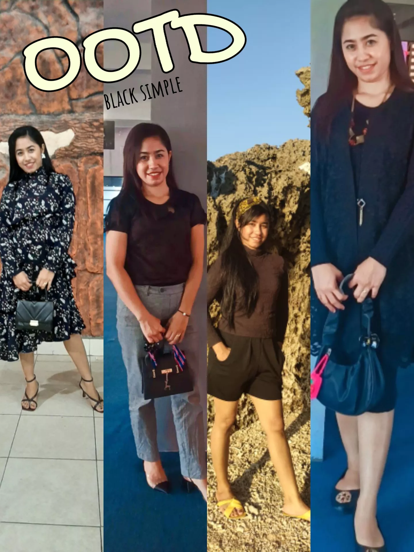 OOTD Black Simple | Galeri diposting oleh Lia | Lemon8