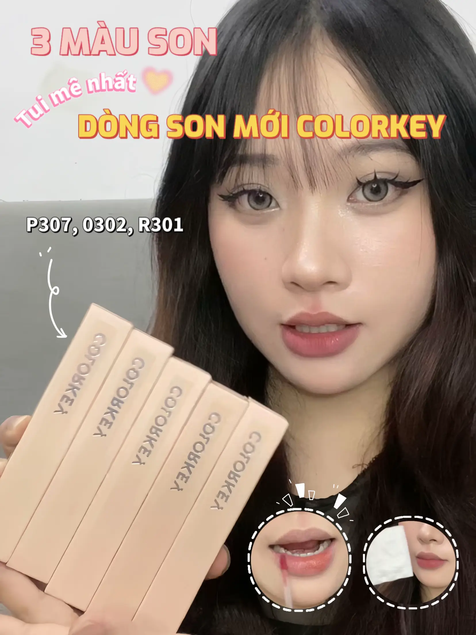 3 MÀU SON TUI MÊ NHẤT DÒNG COLORKEY? | Video do Its.naomi 🐰 đăng | Lemon8