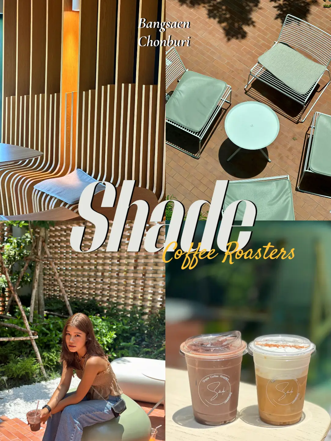 𝐬𝐡𝐚𝐝𝐞 𝐜𝐨𝐟𝐟𝐞𝐞 𝐫𝐨𝐚𝐬𝐭𝐞𝐫𝐬 คาเฟ่อิฐยอดฮิตบางแสน☕️🍰 | แกลเลอรีที่โพสต์โดย ...