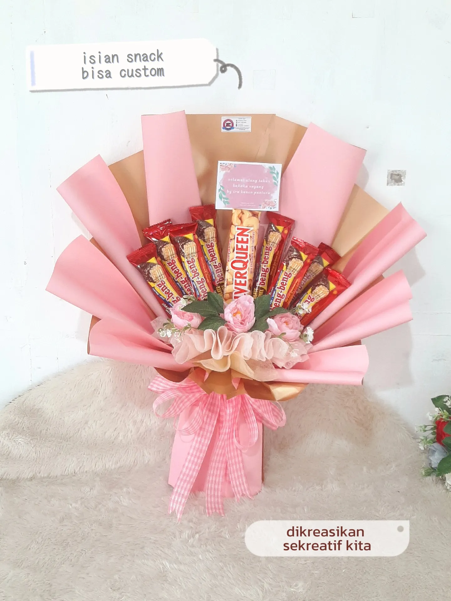 rekomendasi buket snack | Galeri diposting oleh Puri2703 | Lemon8