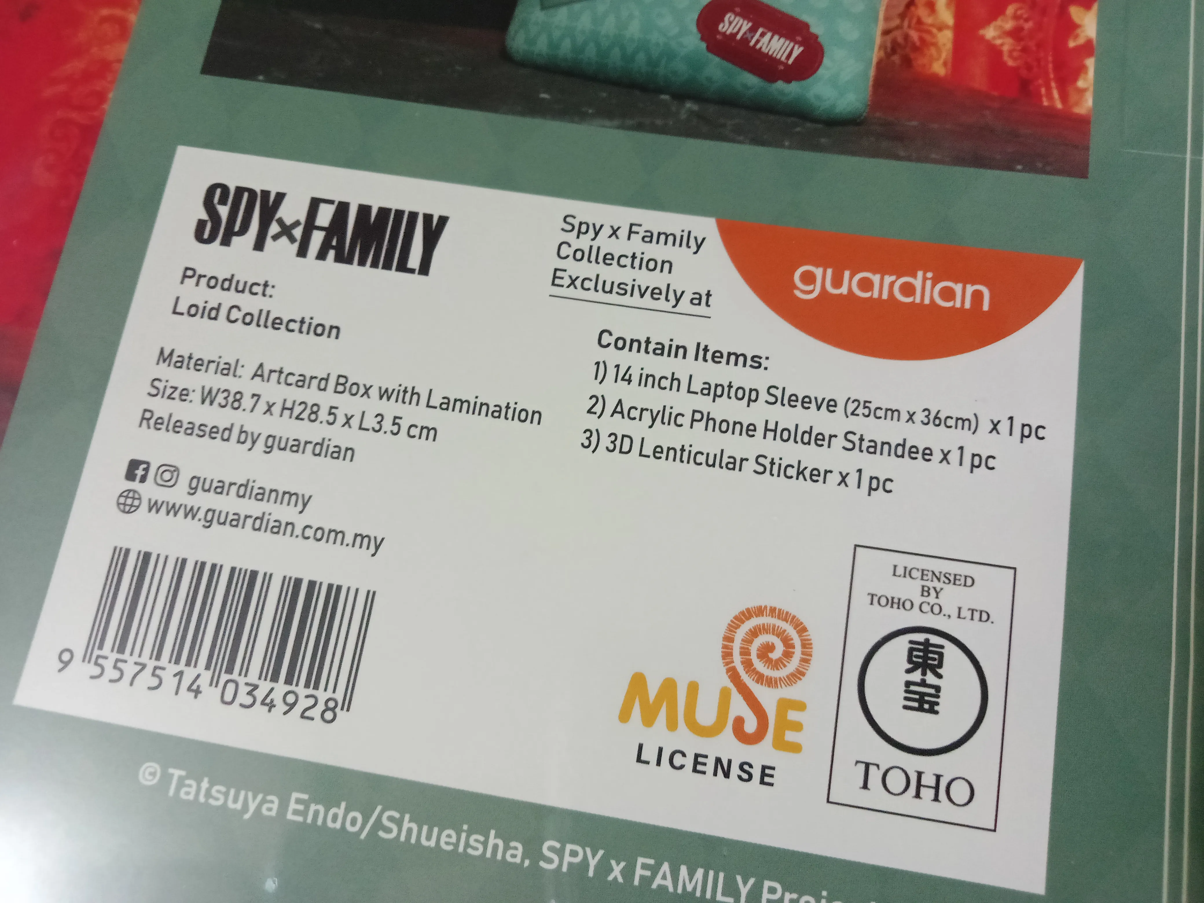 SPY X FAMILY Collection Exclusively at Guardian | Galeri disiarkan oleh Altalune | Lemon8
