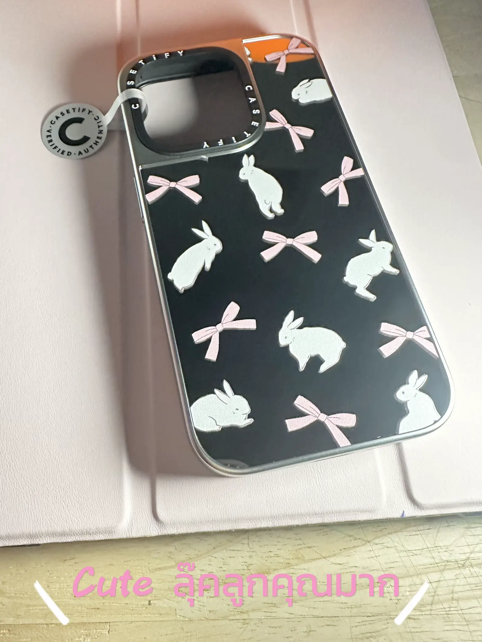 Casetify Rabbit Ribbon 🐰🤏🏻 | แกลเลอรีที่โพสต์โดย ☁️ 𝐊𝐡𝐮𝐧𝐡𝐚𝐭𝐡𝐚𝐢 🐭 | Lemon8